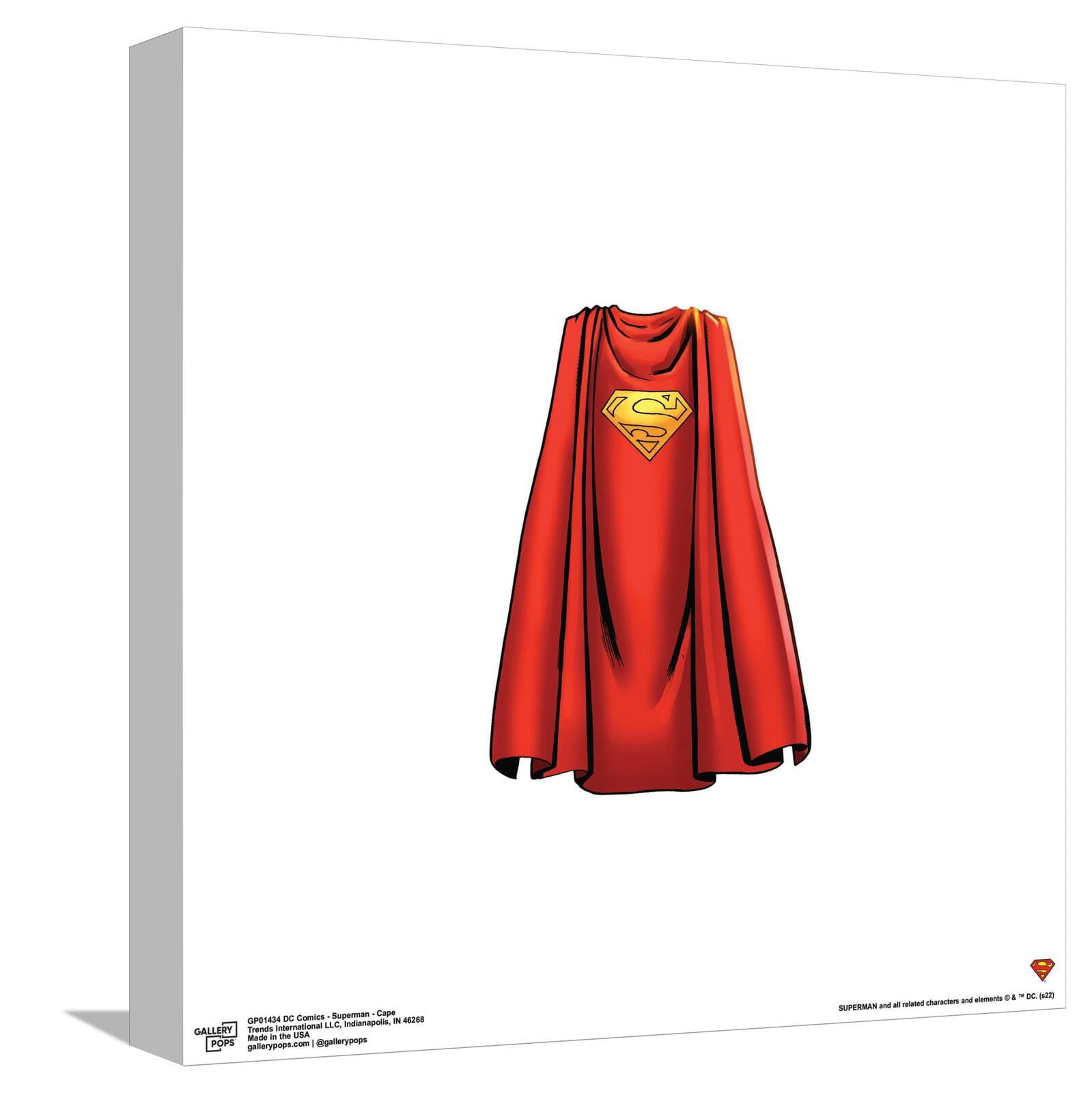 Gallery Pops DC Comics Superman - Cape Canvas Wall Art, Unframed ...