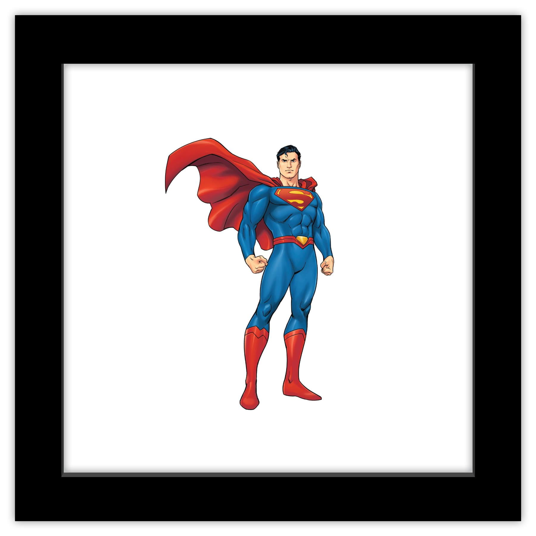 Gallery Pops DC Comics Superman - Hero Pose Wall Art, Black Framed ...