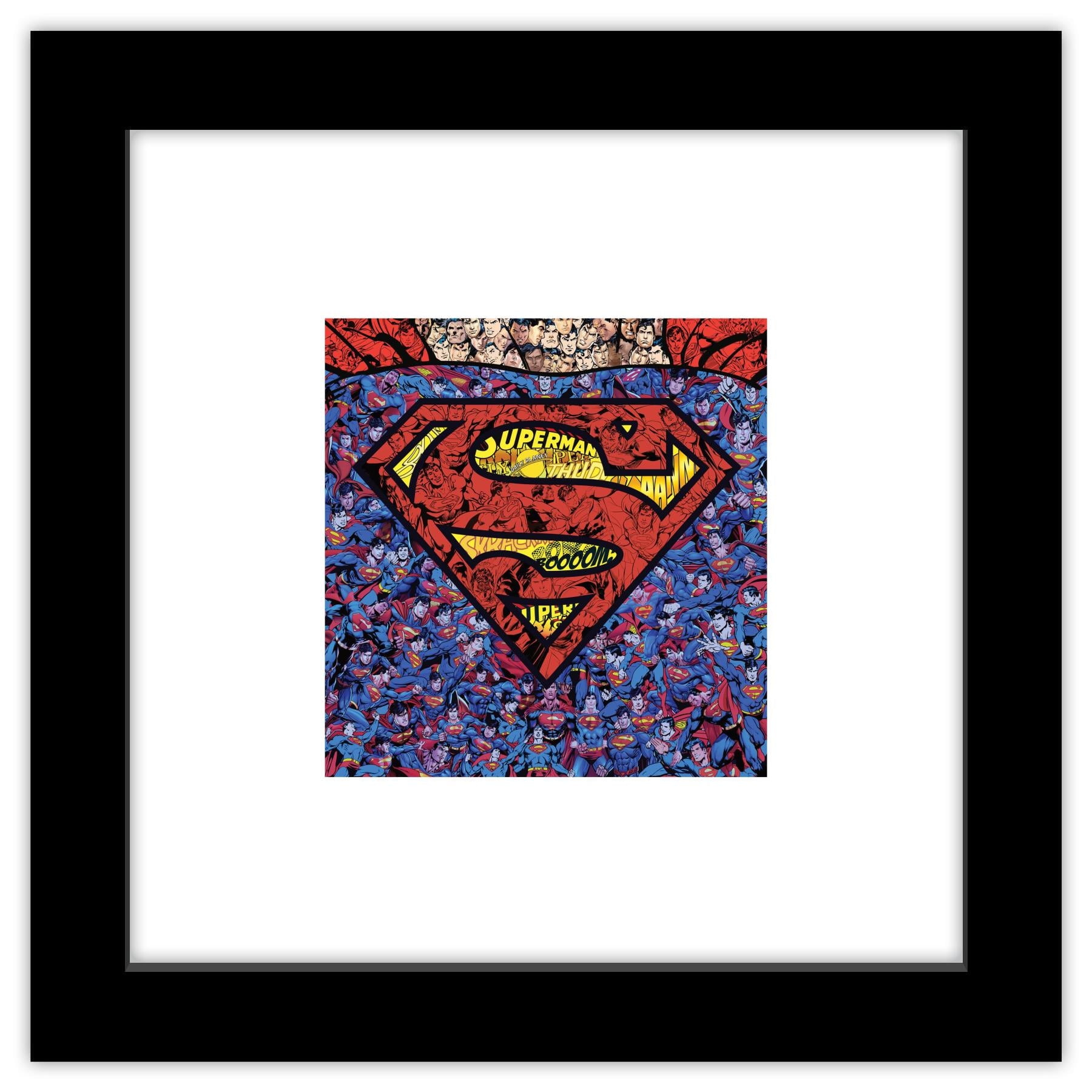 Gallery Pops DC Comics Superman - Superman Mosaic Wall Art, Black ...
