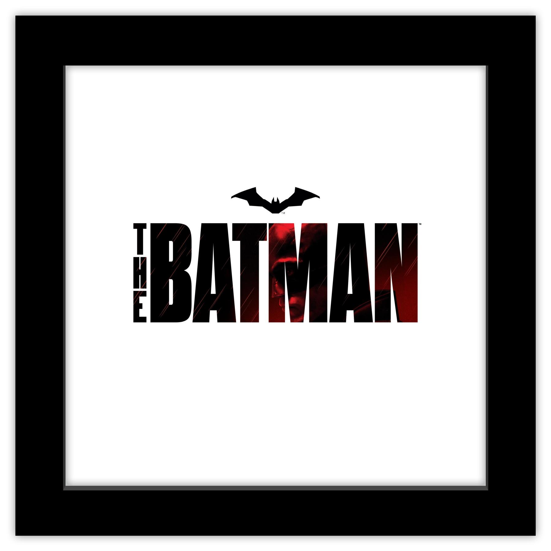 Gallery Pops DC Comics The Batman - Logo Wall Art, Black Framed Version ...