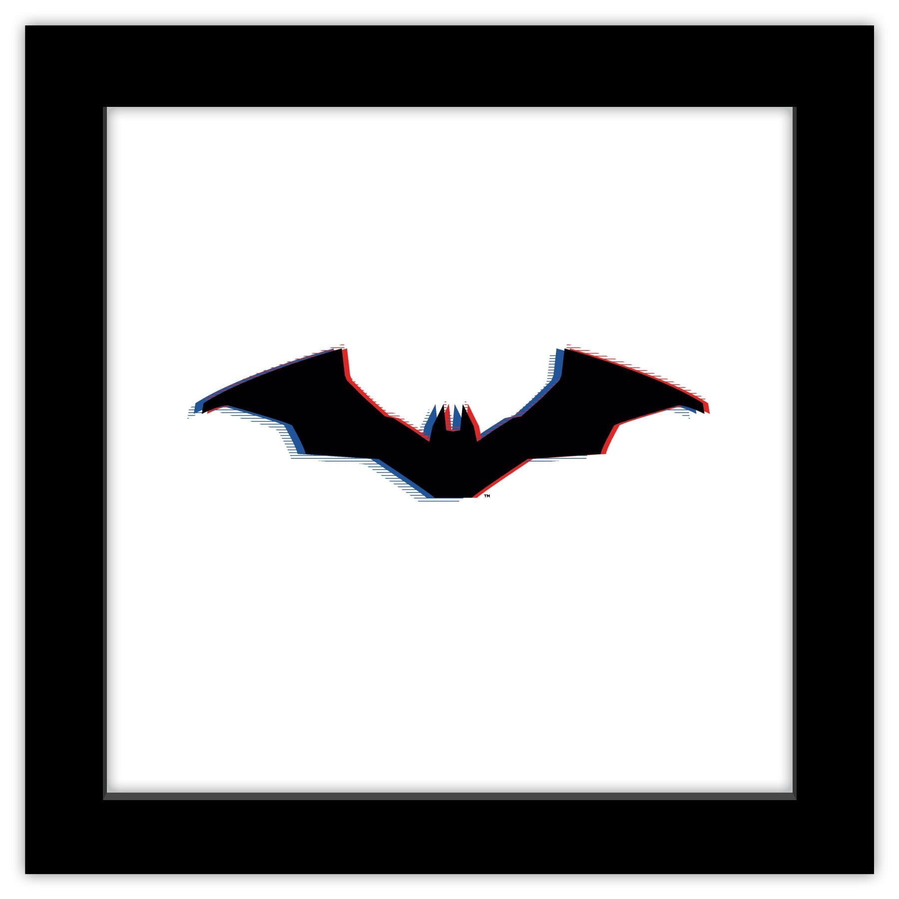 Gallery Pops DC Comics The Batman - Neo Noir Bat Symbol Wall Art, Black ...