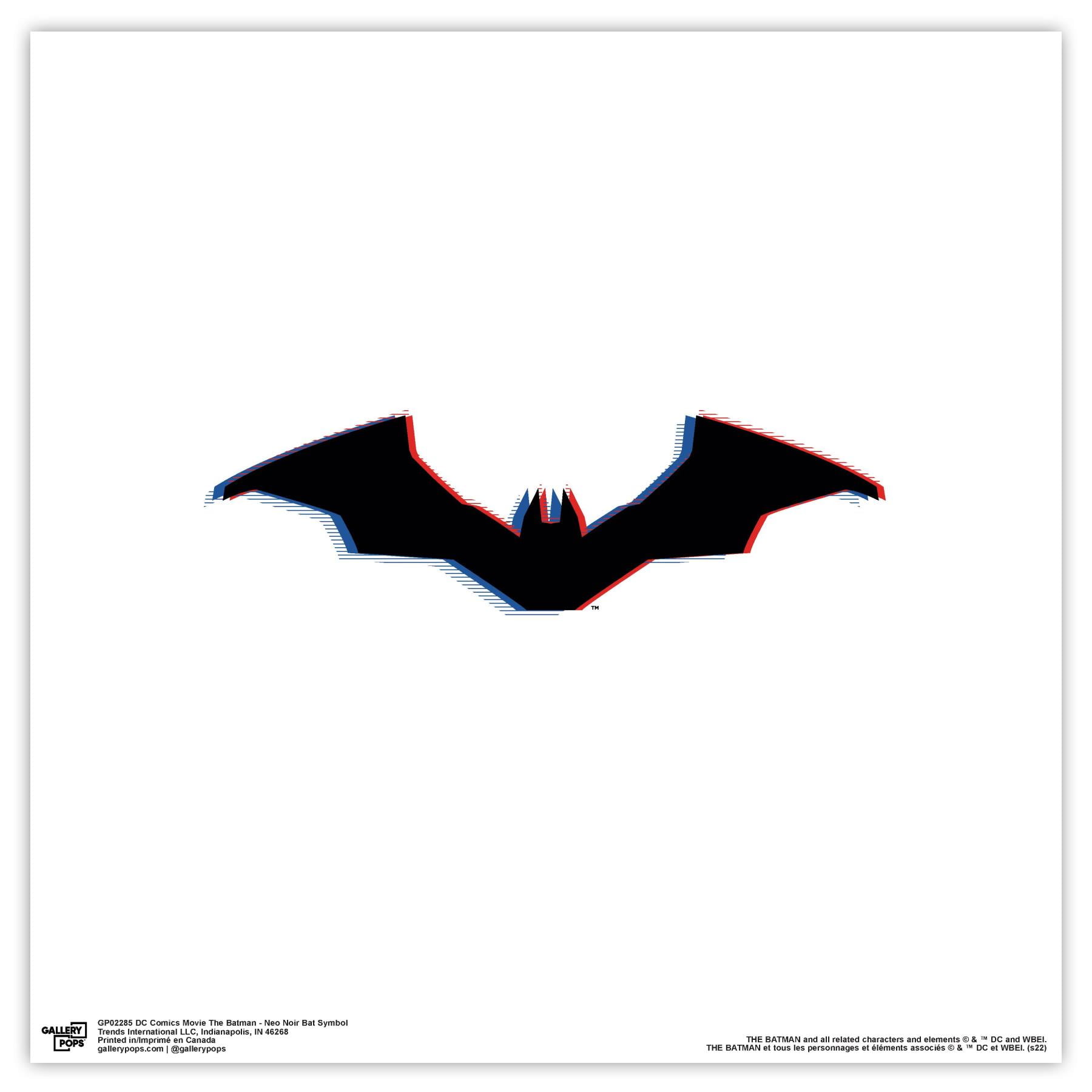 Gallery Pops DC Comics The Batman - Neo Noir Bat Symbol Wall Art ...
