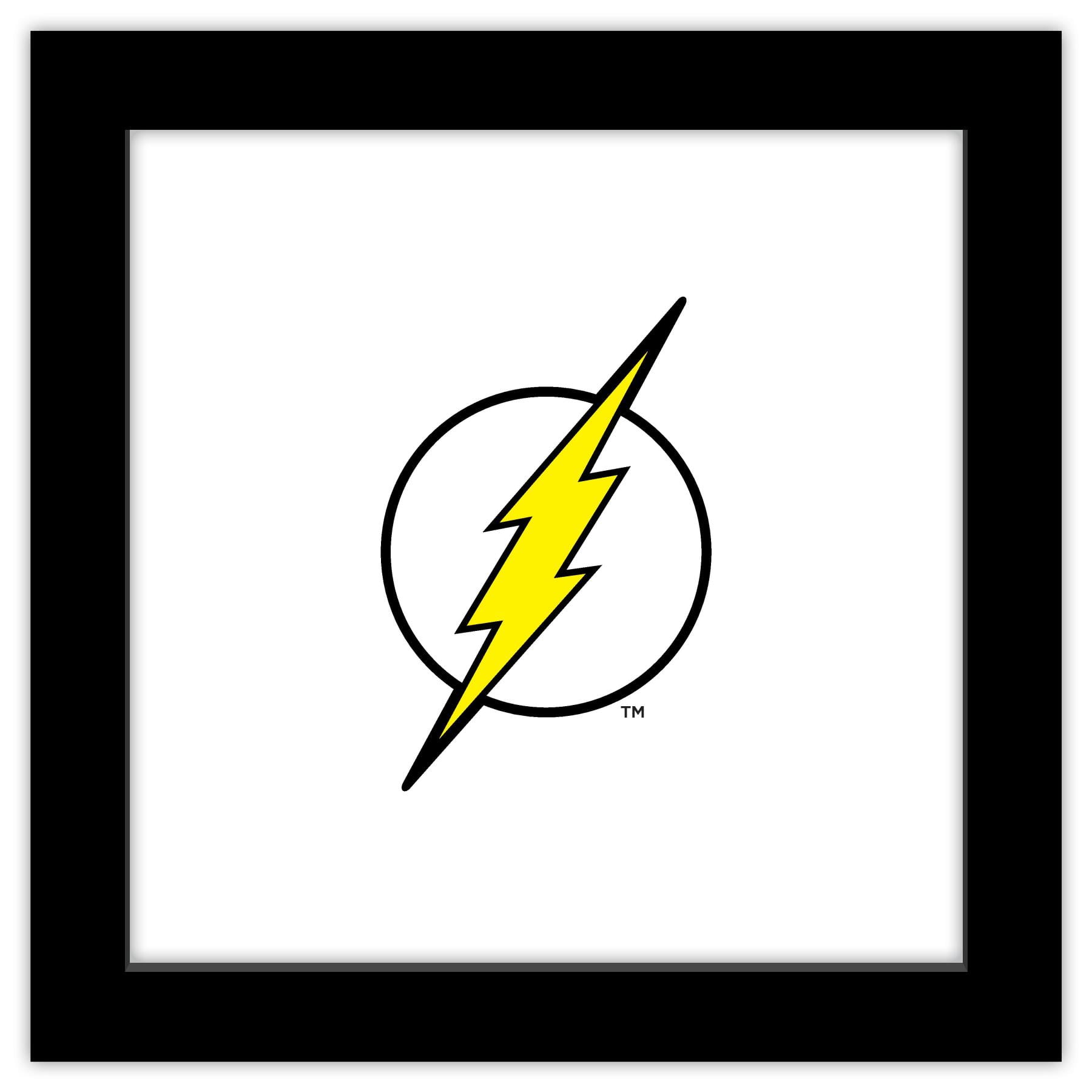 Gallery Pops DC Comics The Flash - Classic Icon Wall Art, Black Framed ...