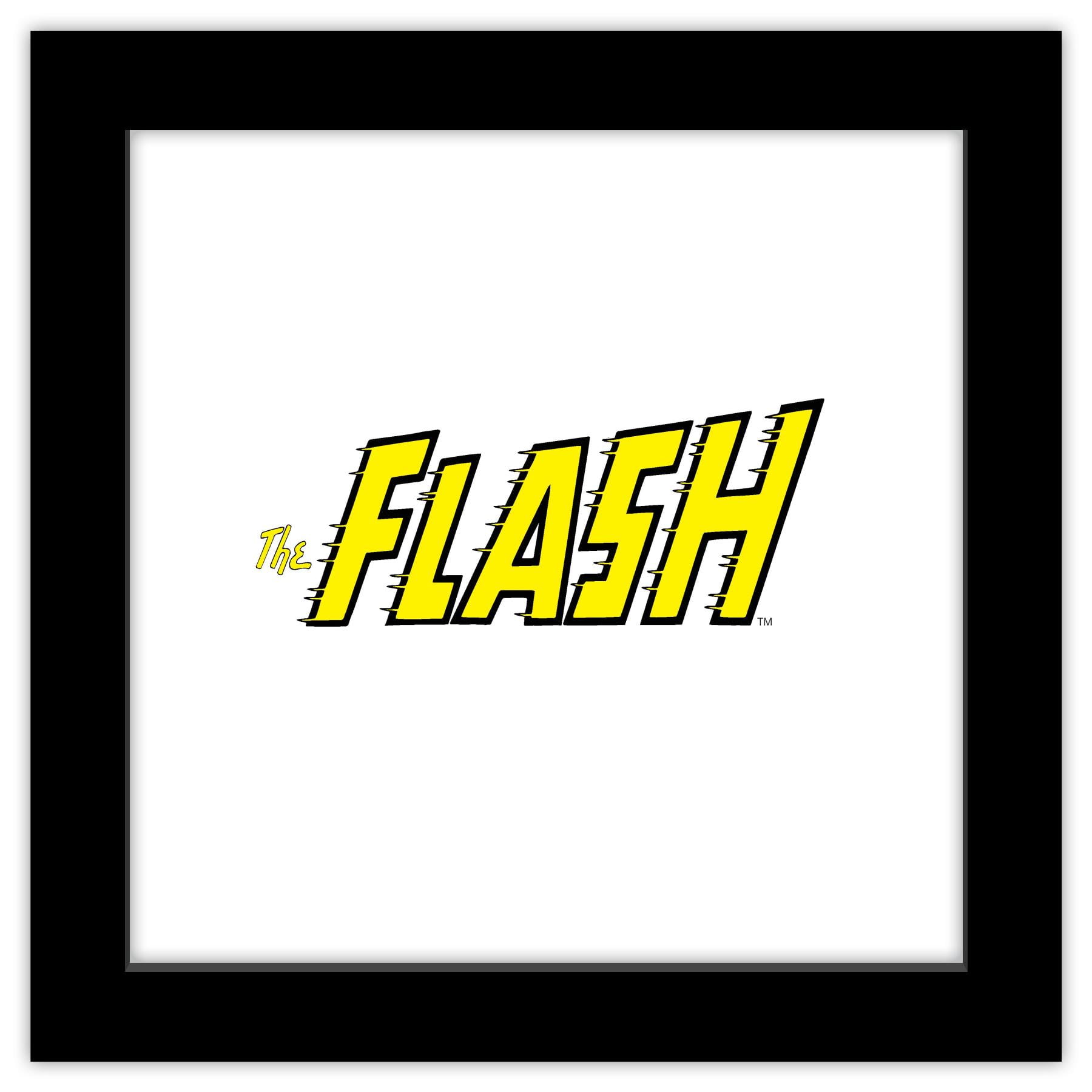 Gallery Pops DC Comics The Flash - The Flash Graphic Text Wall Art ...