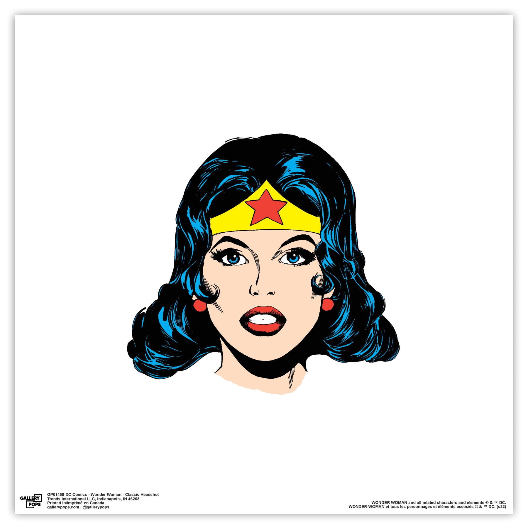 Gallery Pops DC Comics Wonder Woman - Classic Headshot Wall Art ...