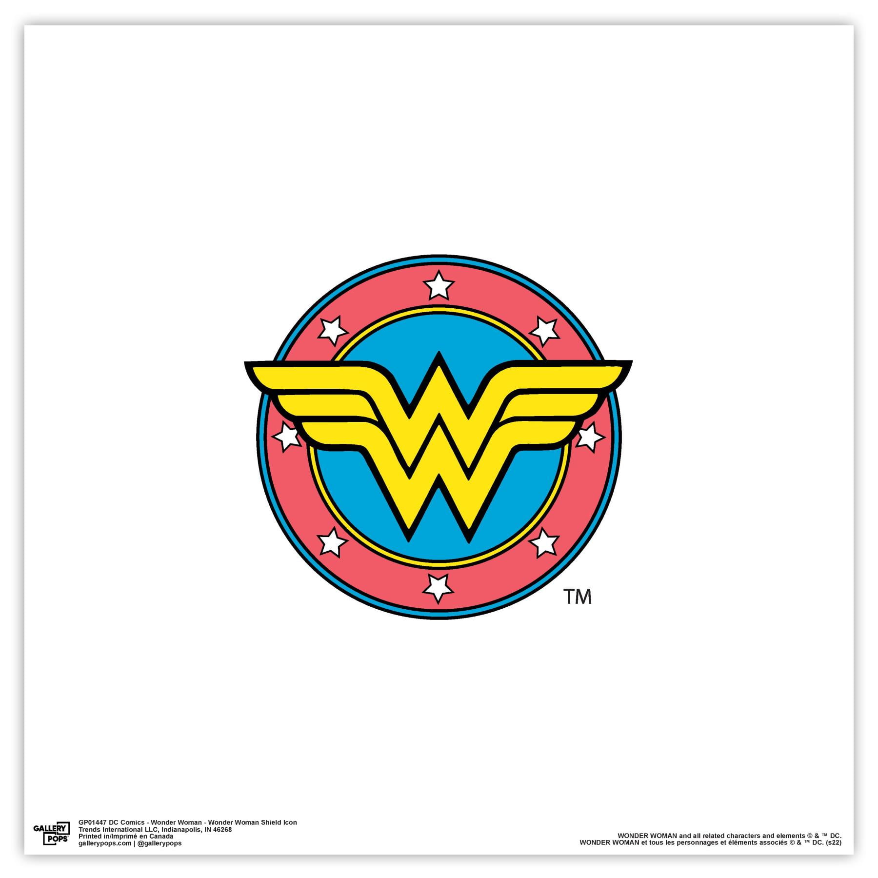Gallery Pops DC Comics Wonder Woman - Wonder Woman Shield Icon Wall Art ...
