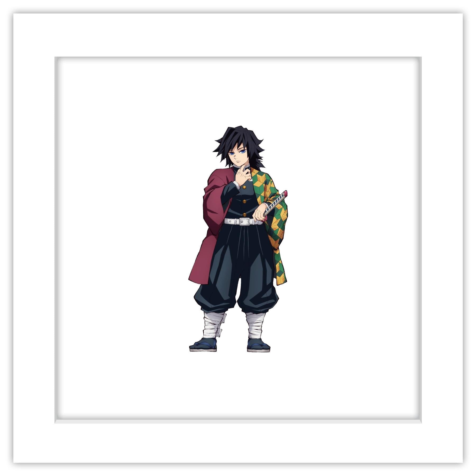 Gallery Pops Demon Slayer - Giyu Tomioka Water Hashira Wall Art, White ...