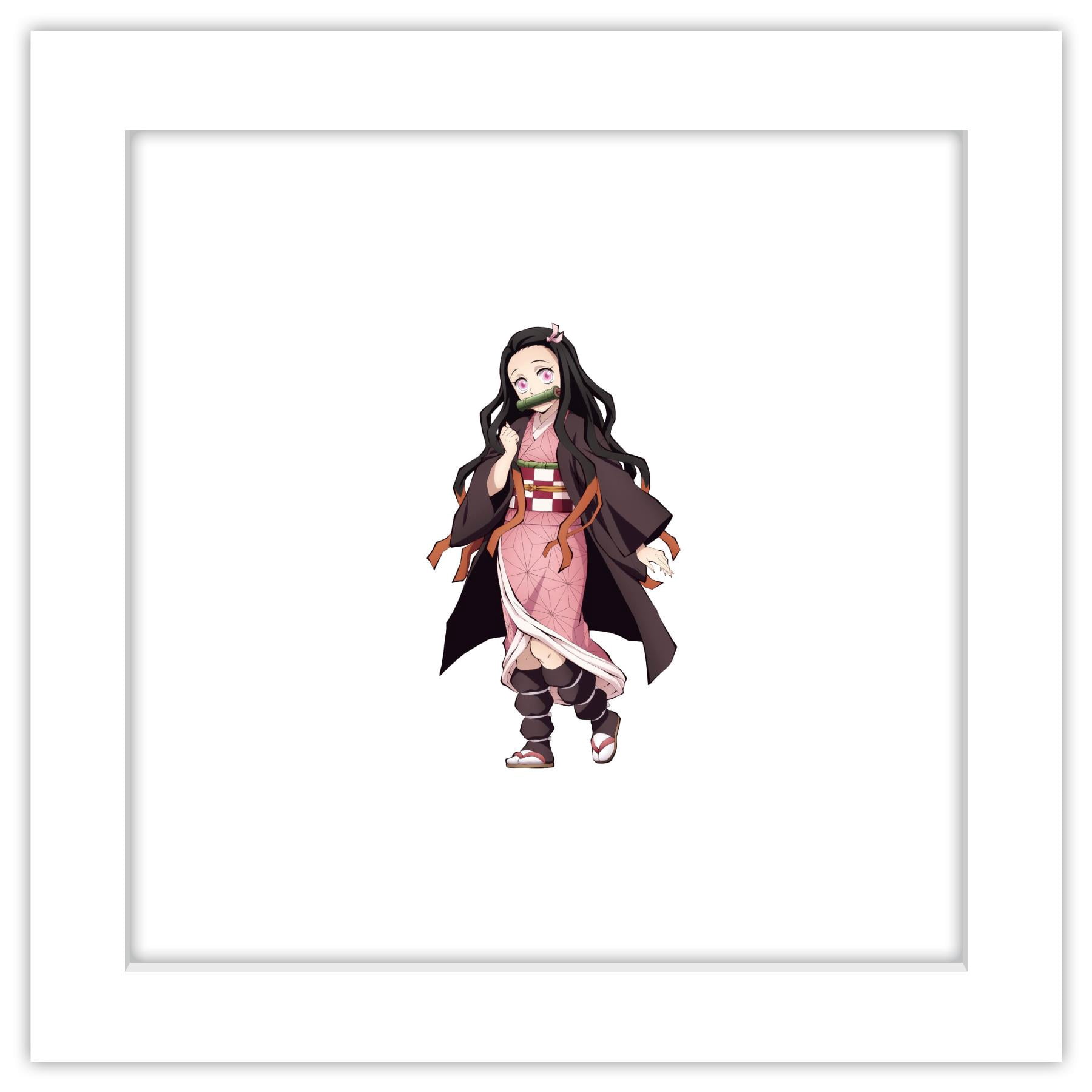 Gallery Pops Demon Slayer - Nezuko Kamado Wall Art, White Framed ...