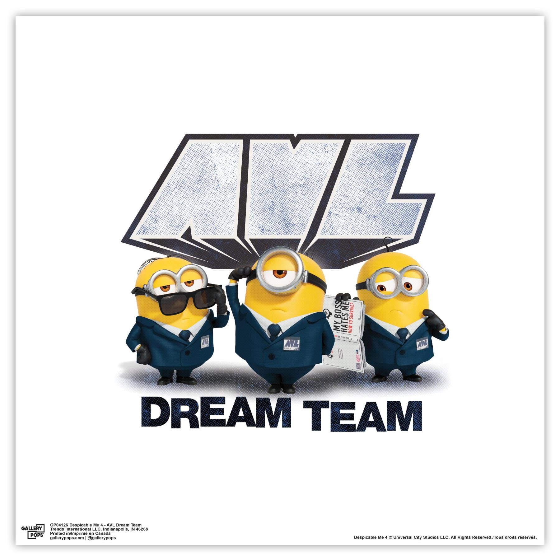 Gallery Pops Despicable Me 4 - AVL Dream Team Wall Art, Unframed ...