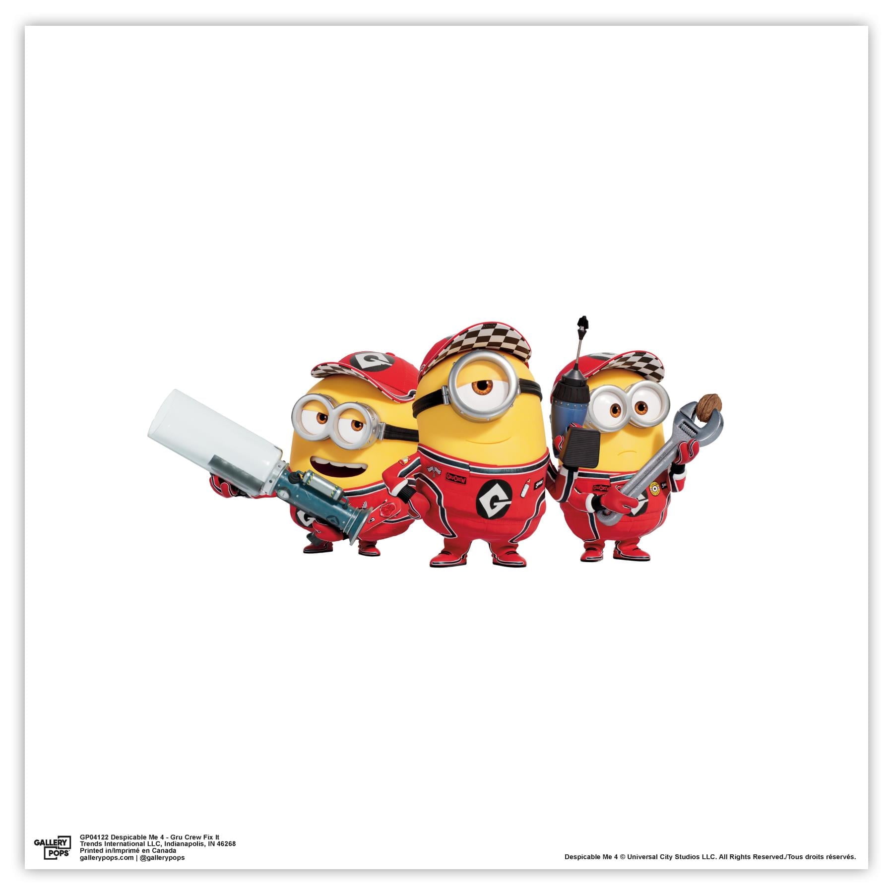 Gallery Pops Despicable Me 4 - Gru Crew Fix It Wall Art, Unframed ...