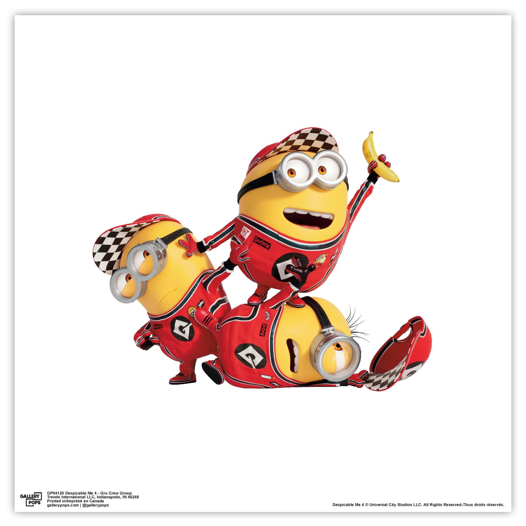 Gallery Pops Despicable Me 4 - Gru Crew Group Wall Art, Unframed ...