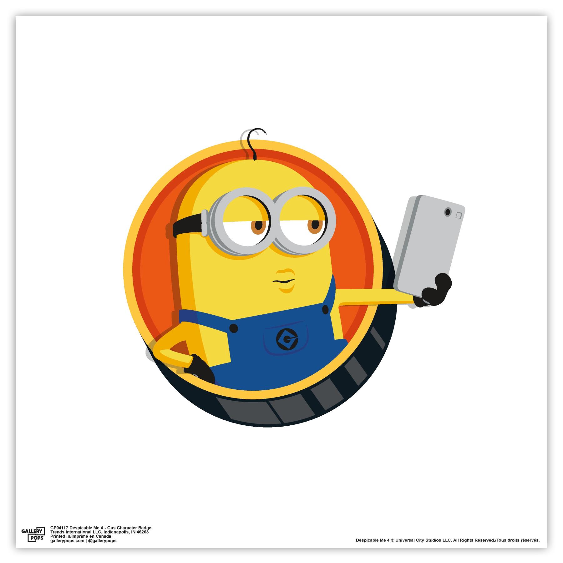 Gallery Pops Despicable Me 4 - Gus Character Badge Wall Art, Unframed ...