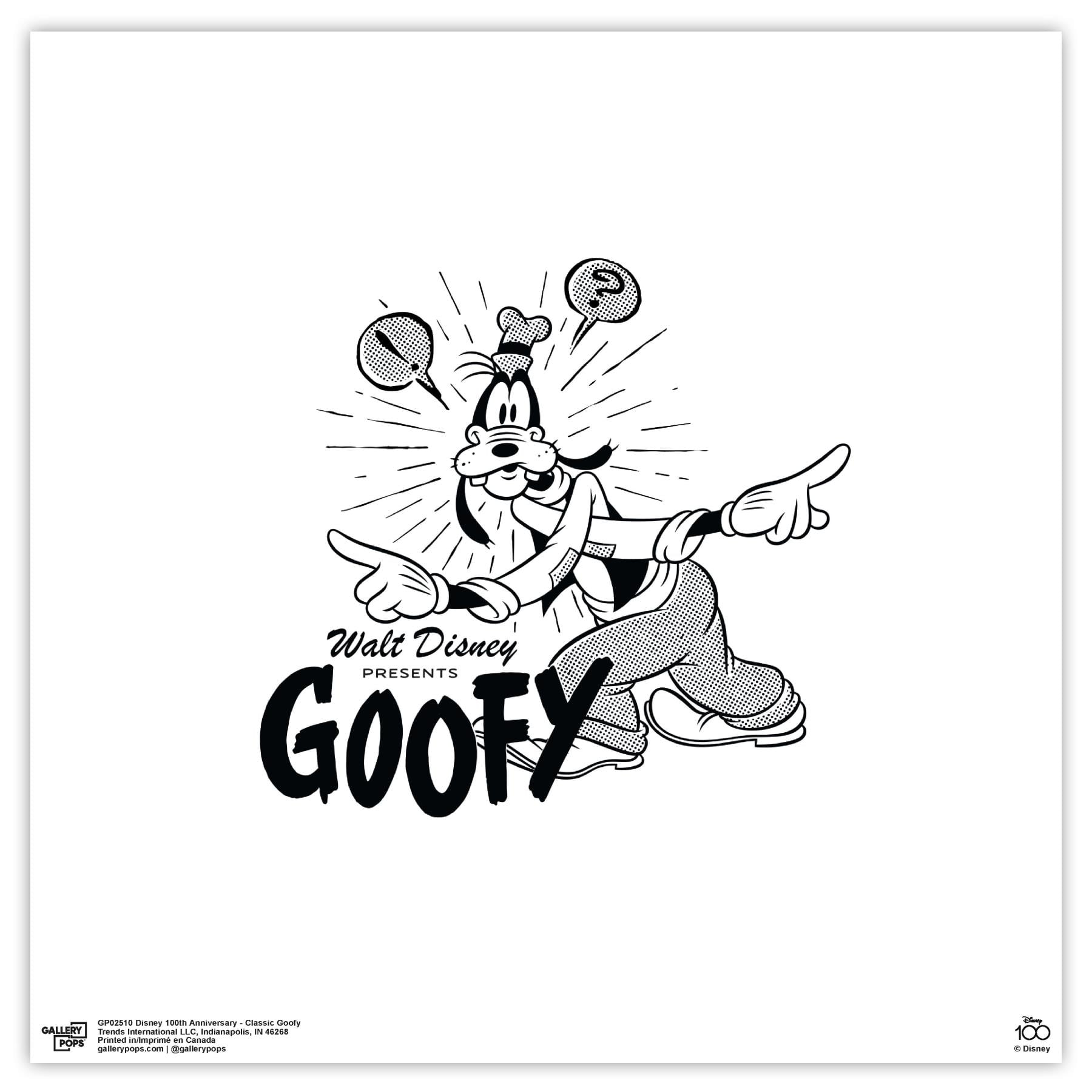 Gallery Pops Disney 100th Anniversary - Classic Goofy Wall Art ...