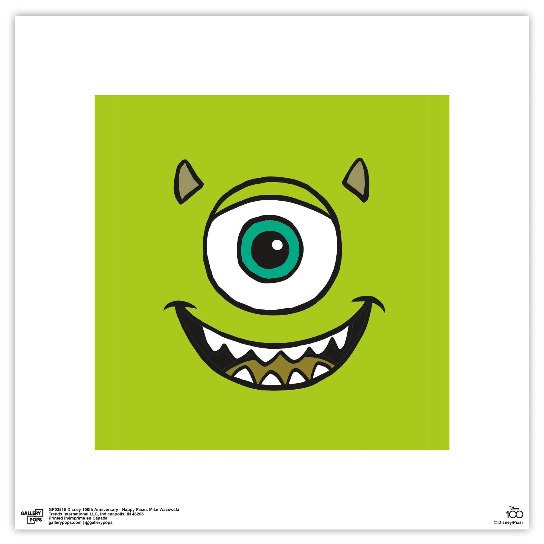 Gallery Pops Disney 100th Anniversary - Happy Faces Mike Wazowski Wall ...