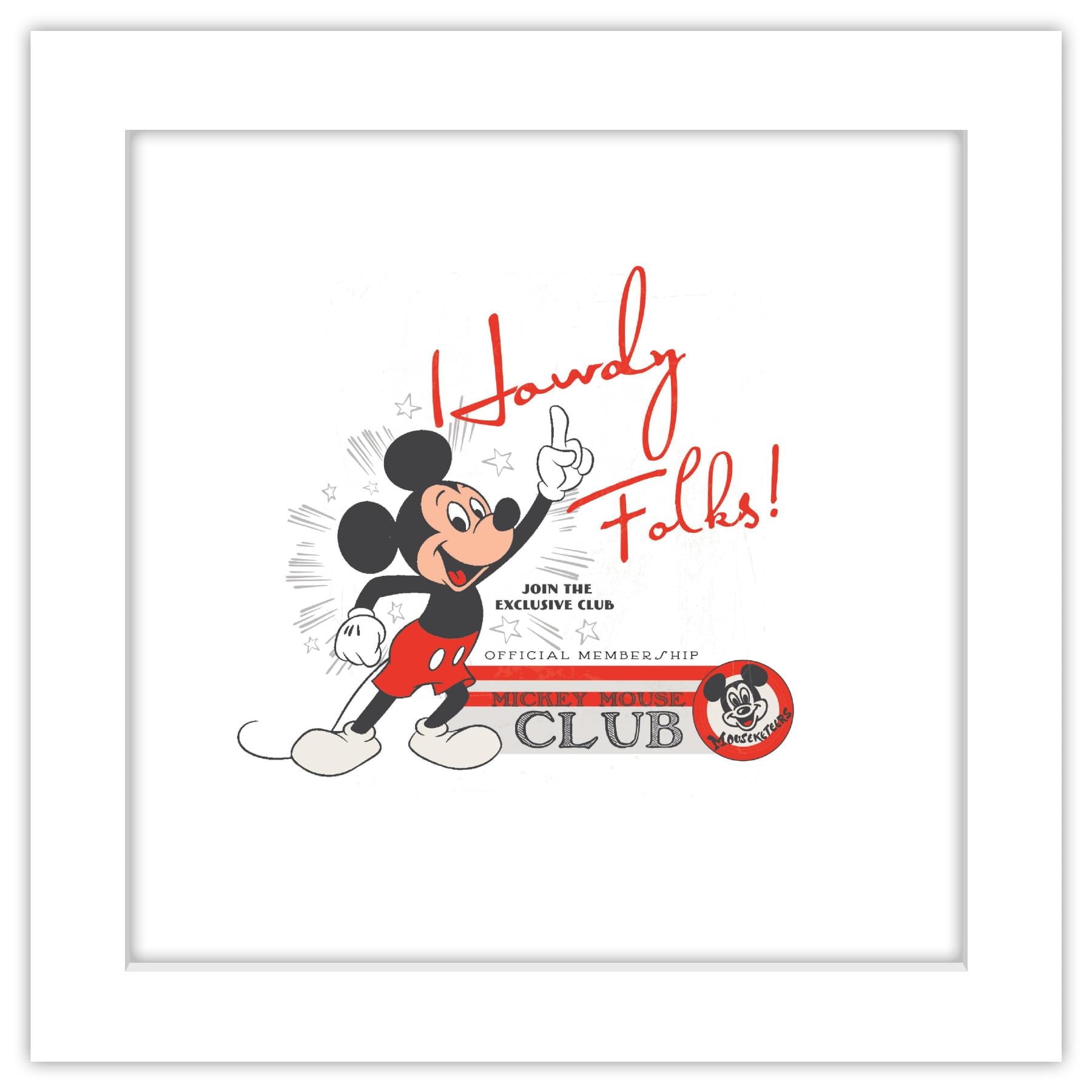 Gallery Pops Disney 100th Anniversary - Howdy Folks Wall Art, White ...