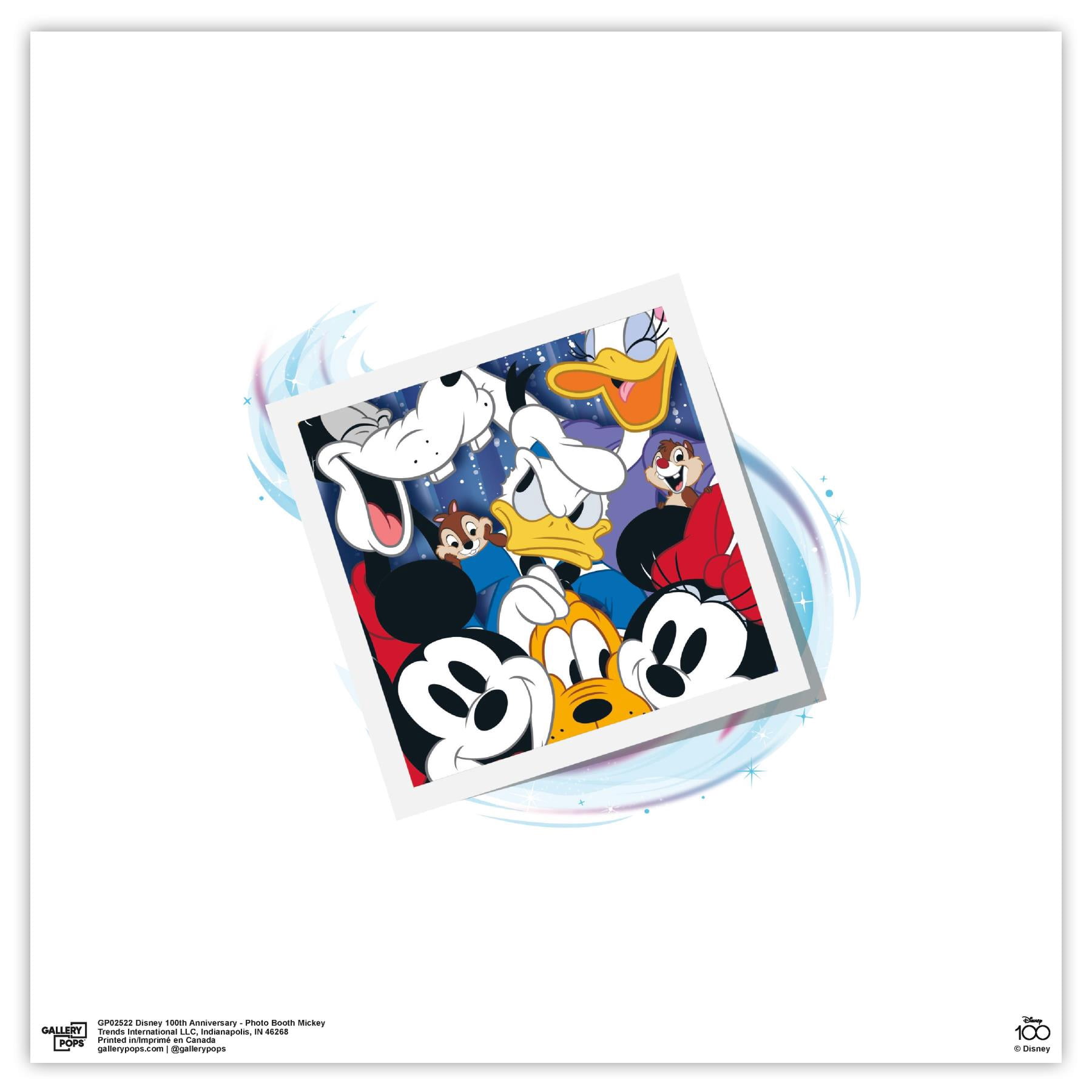 Gallery Pops Disney 100th Anniversary - Photo Booth Mickey Wall Art ...