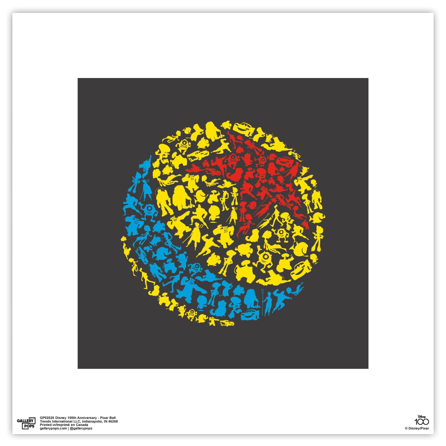 Gallery Pops Disney 100th Anniversary - Pixar Ball Wall Art, Unframed ...