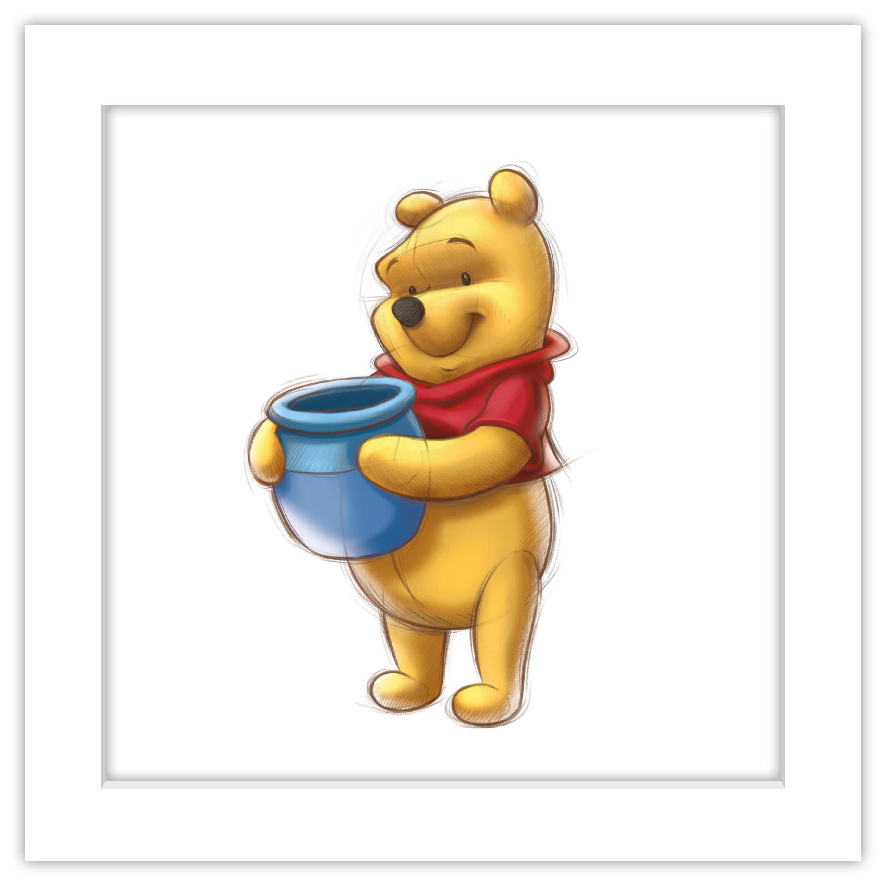 Gallery Pops Disney 100th Anniversary - Sketch Winnie The Pooh Wall Art ...