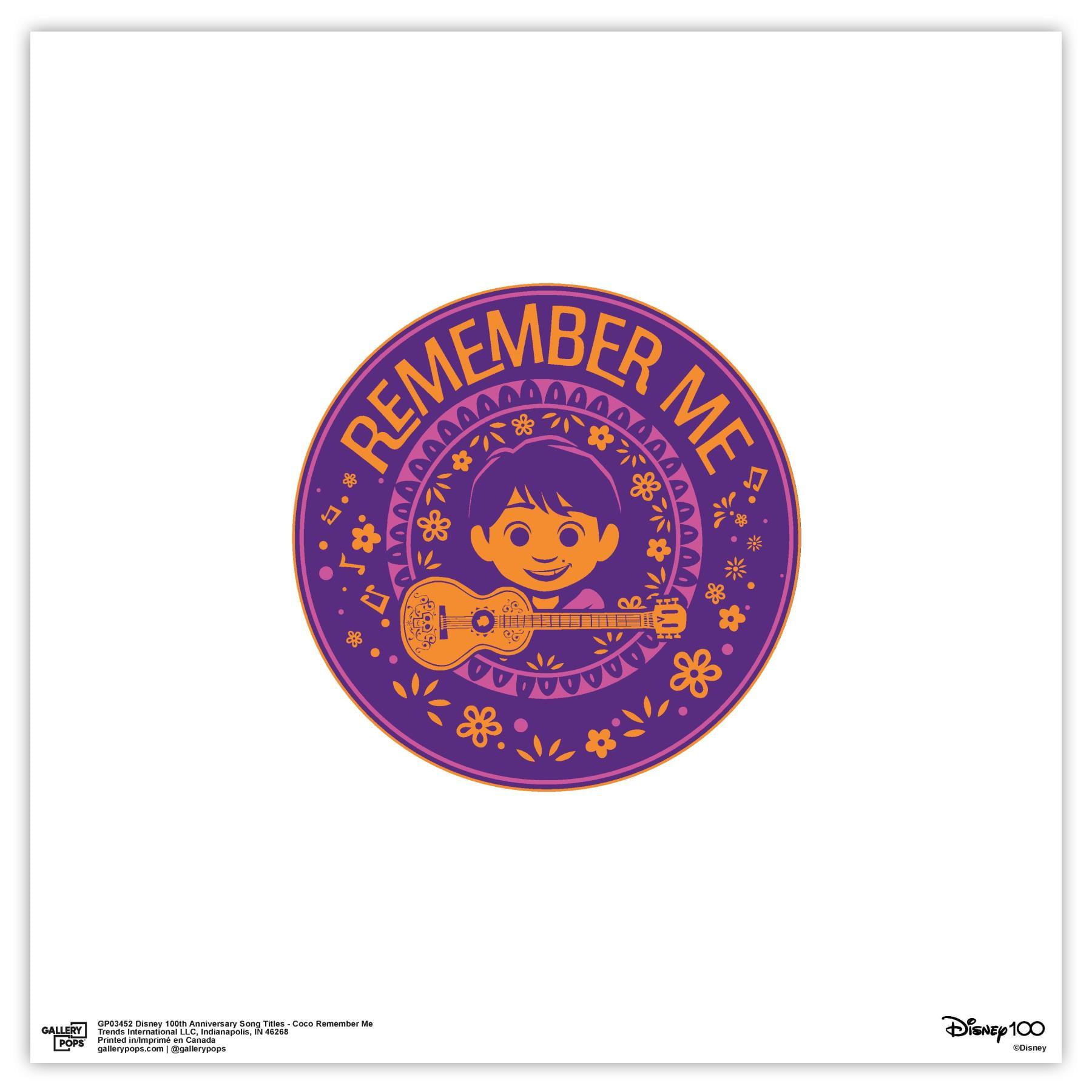 Gallery Pops Disney 100th Anniversary Song Titles - Coco Remember Me ...