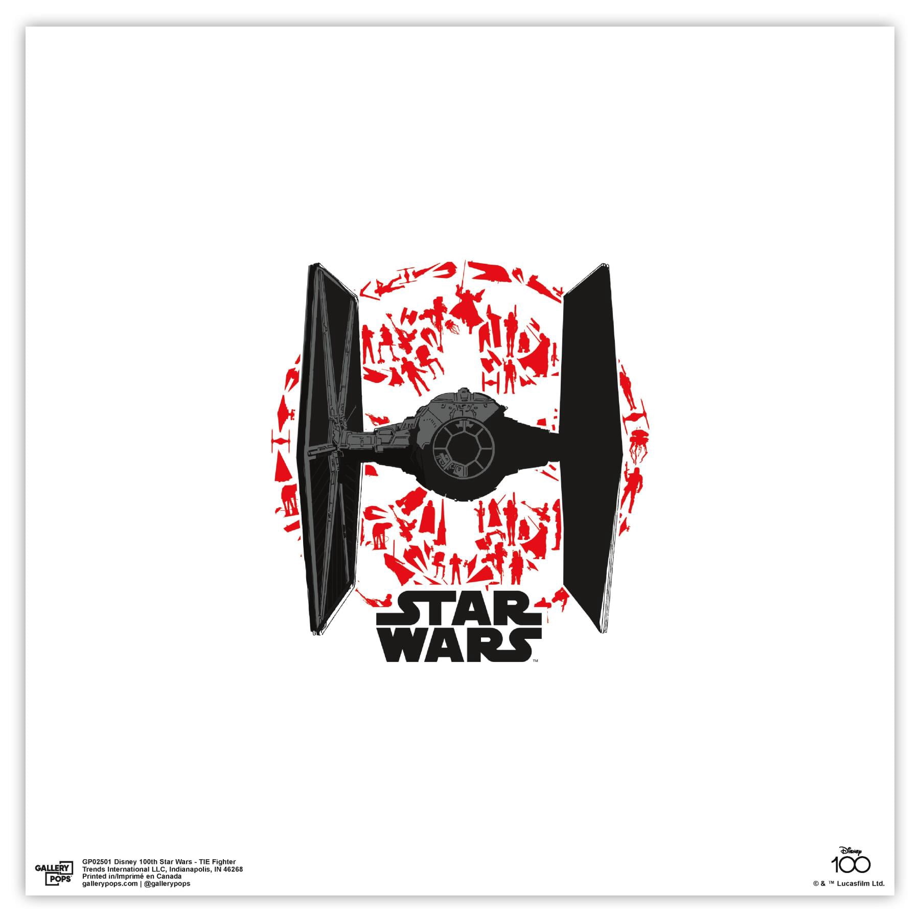 Gallery Pops Disney 100th Anniversary Star Wars - TIE Fighter Wall Art ...
