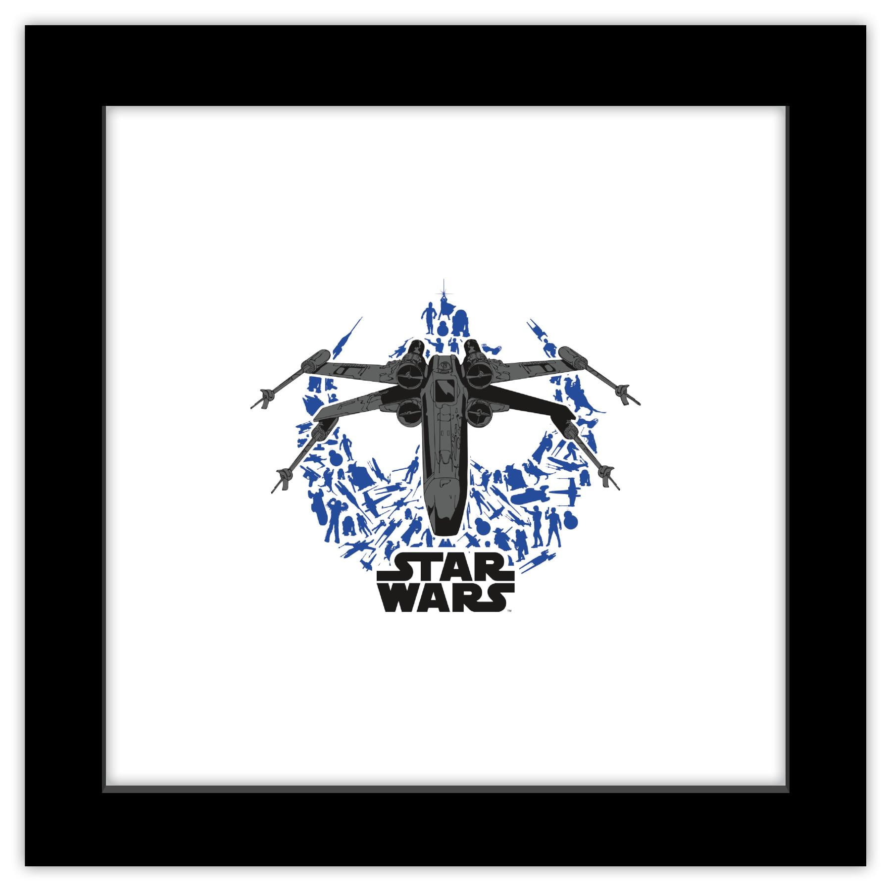 Gallery Pops Disney 100th Anniversary Star Wars - X-Wing Wall Art ...