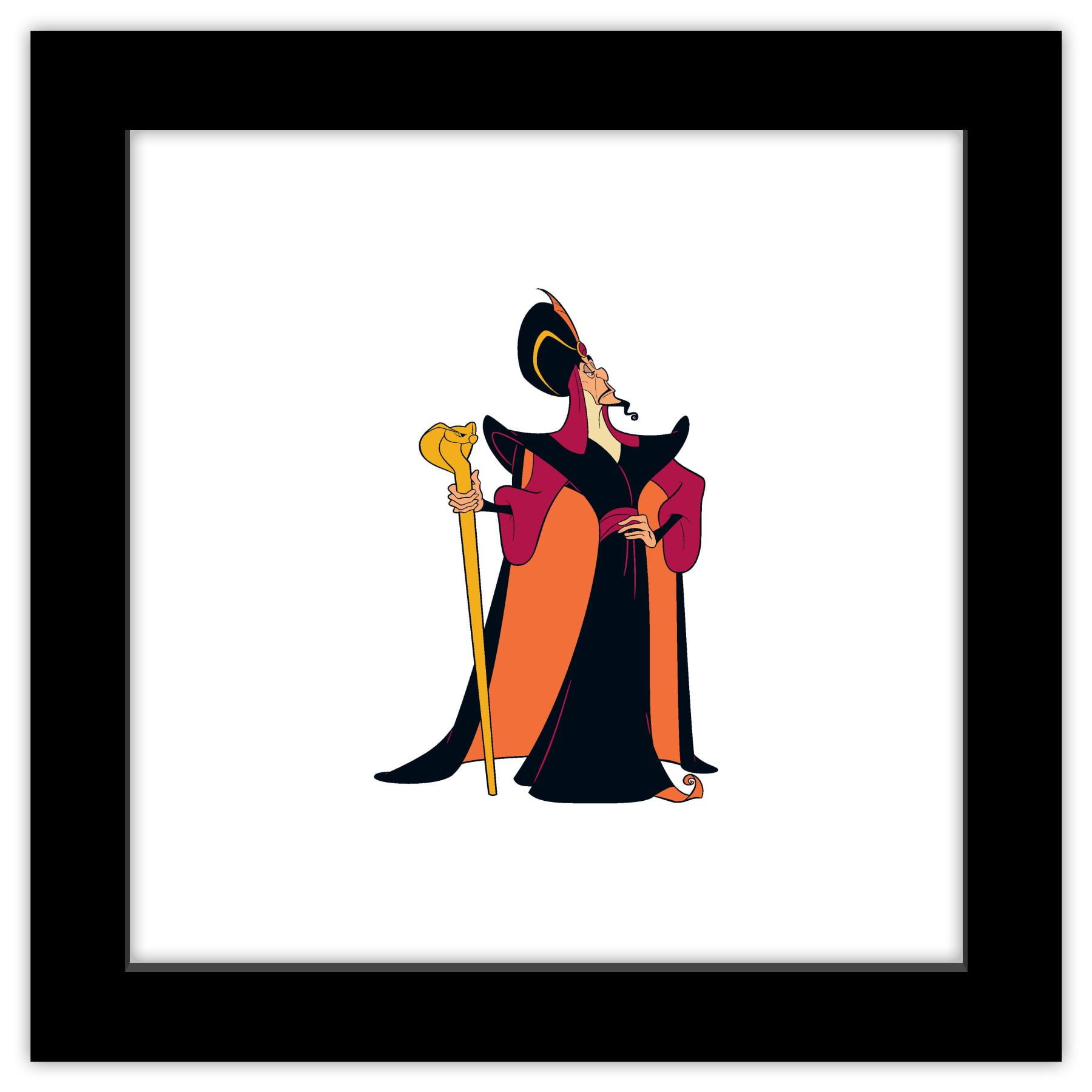 Gallery Pops Disney Aladdin - Jafar Wall Art, Black Framed Version, 12 ...