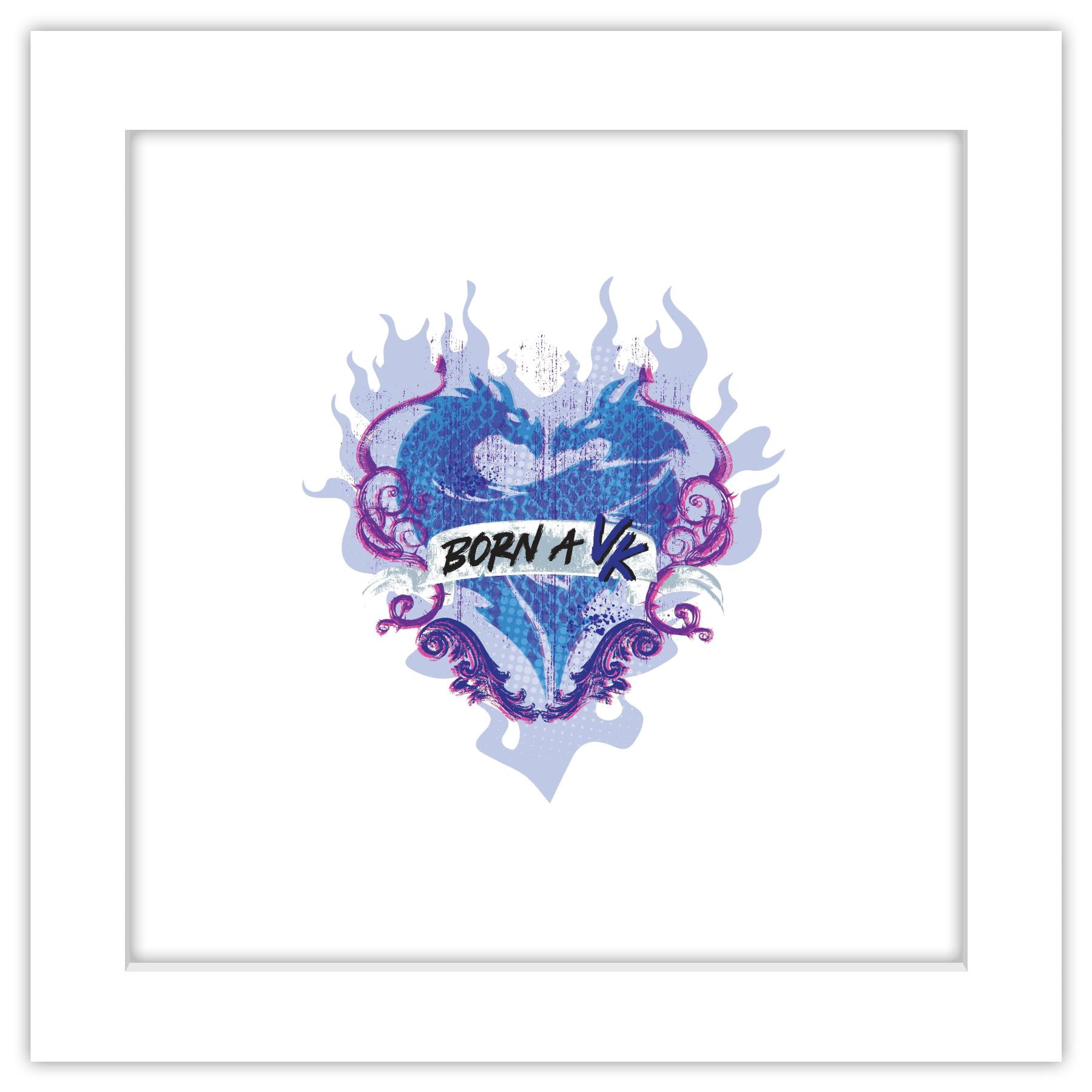 Gallery Pops Disney Descendants 3 - Born a VK Wall Art, White Framed ...