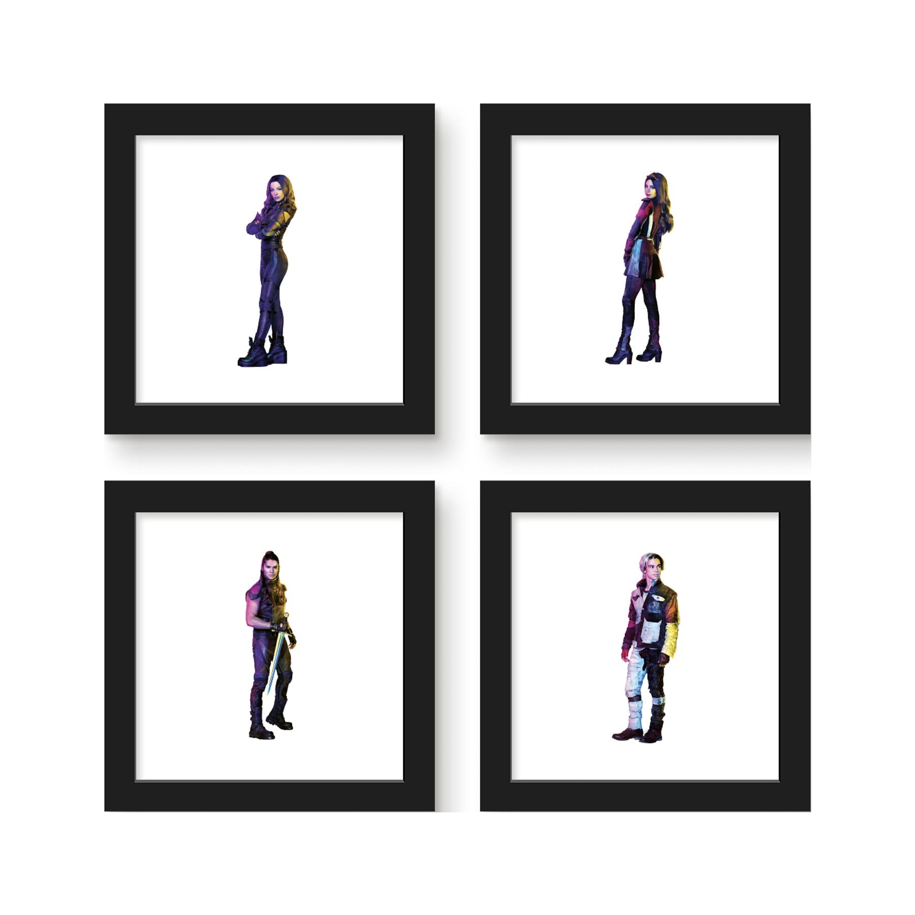 Gallery Pops Disney Descendants 3 - Characters VK Wall Art Bundle (4 ...