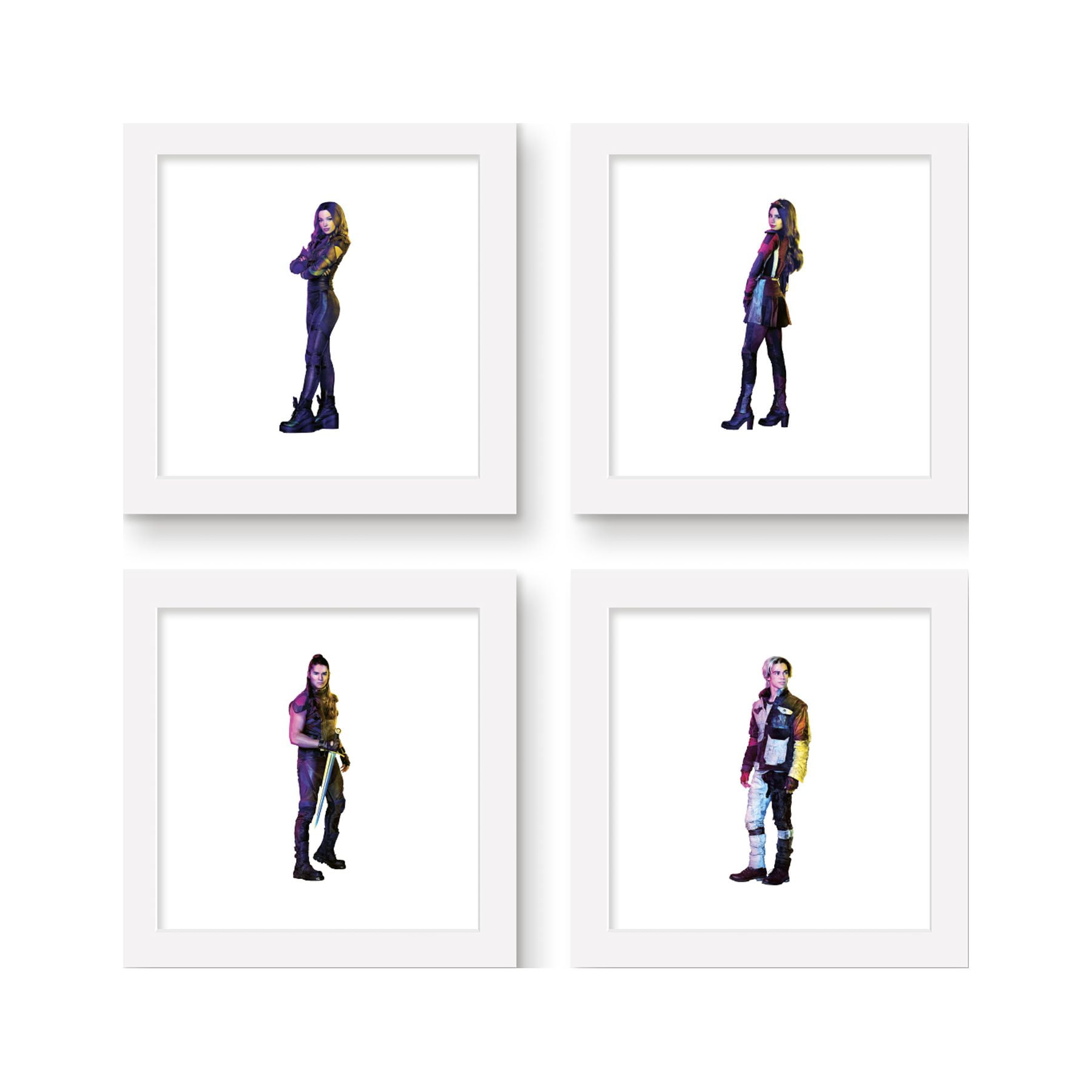 Gallery Pops Disney Descendants 3 - Characters VK Wall Art Bundle (4 ...