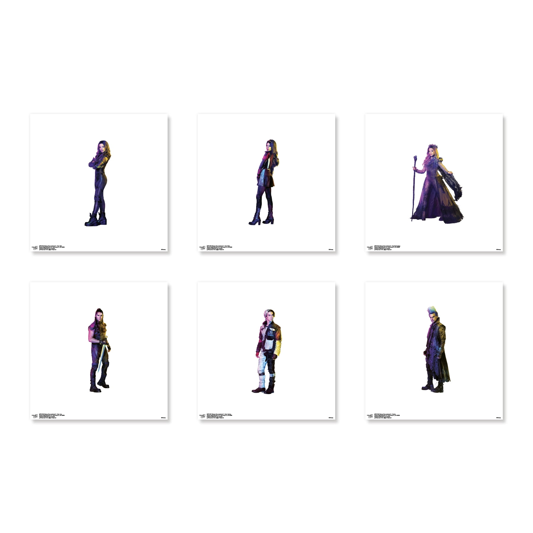 Gallery Pops Disney Descendants 3 - Characters VK Wall Art Bundle (6 ...
