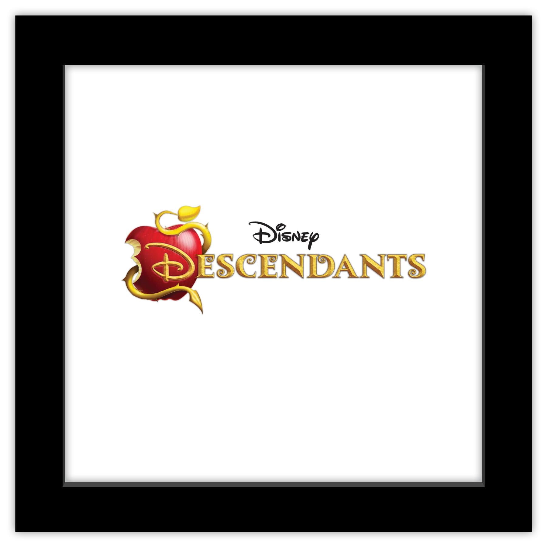 Gallery Pops Disney Descendants 3 - Logo Wall Art, Black Framed Version ...