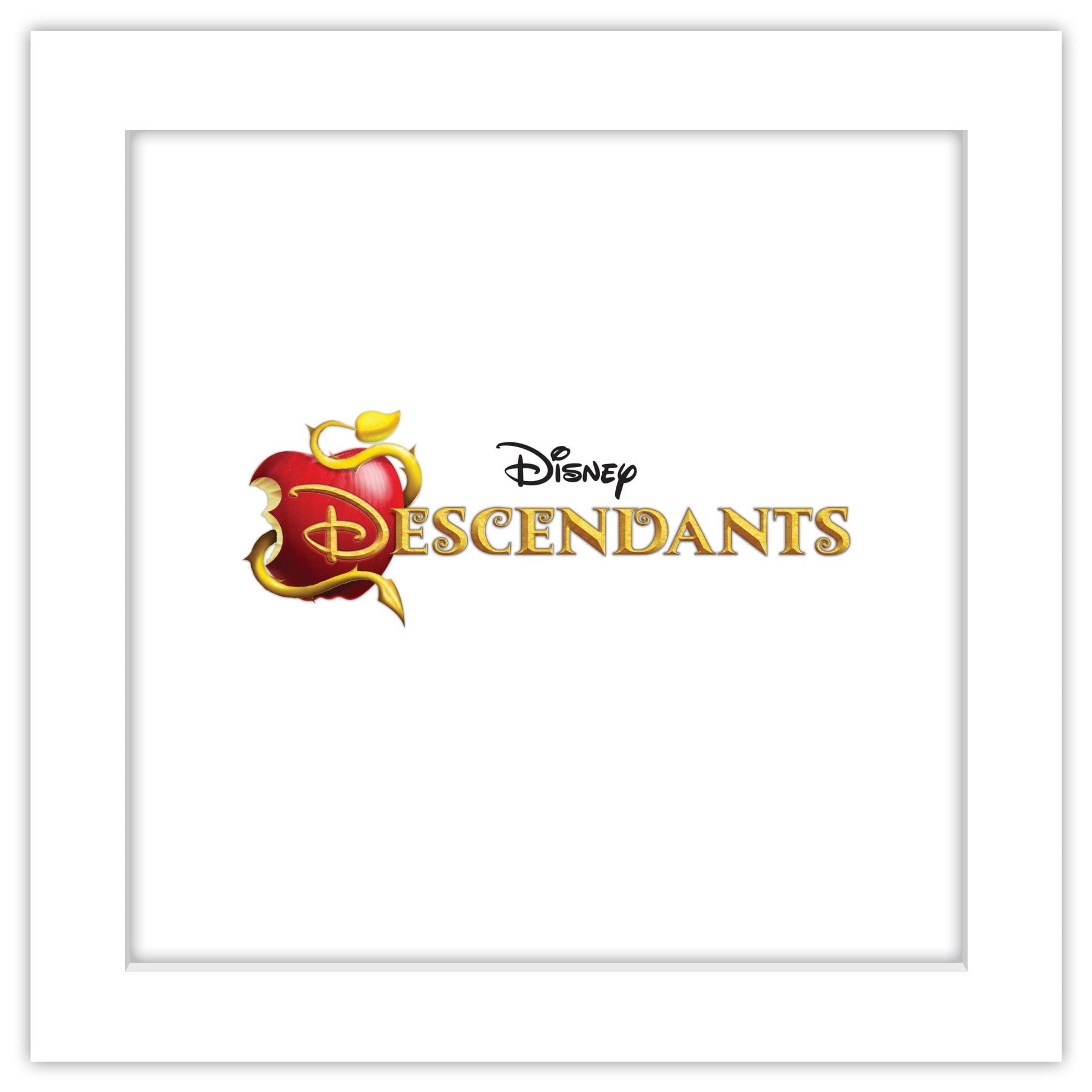 Gallery Pops Disney Descendants 3 - Logo Wall Art, White Framed Version ...