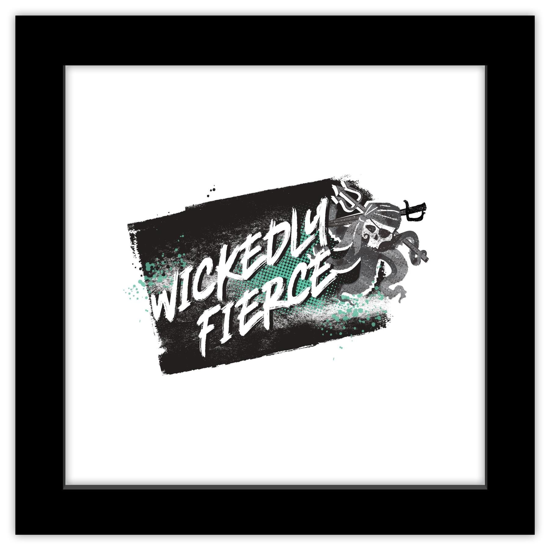 Gallery Pops Disney Descendants 3 - Wickedly Fierce Wall Art, Black ...