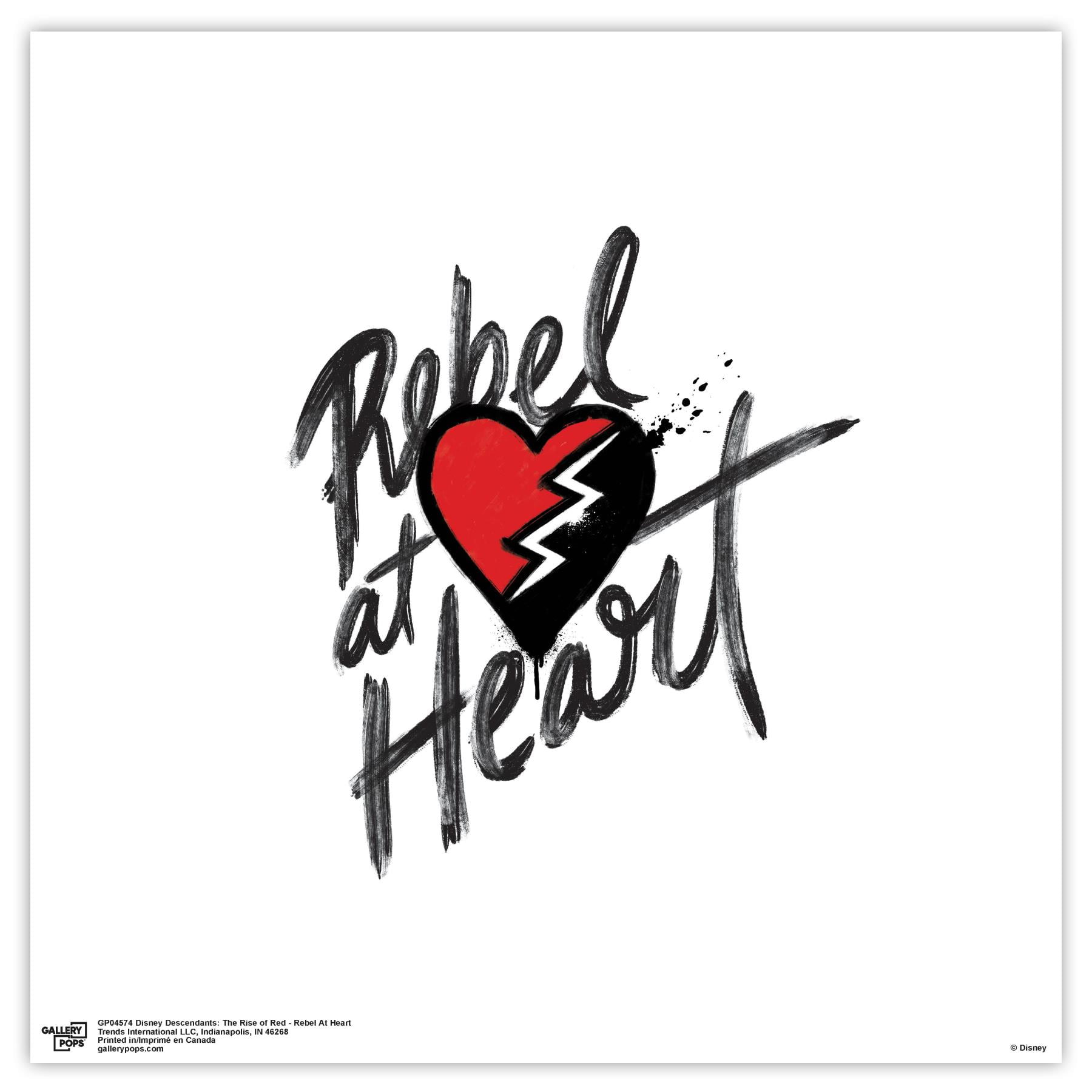 Gallery Pops Disney Descendants: The Rise of Red - Rebel At Heart Wall ...