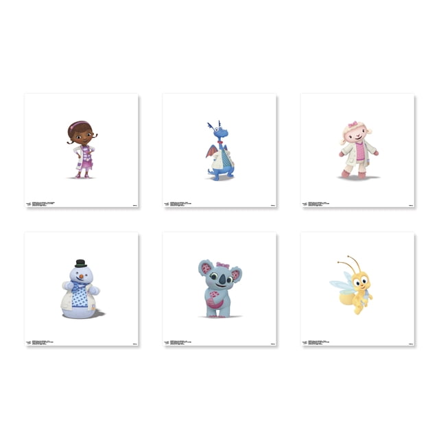 Gallery Pops Disney Doc McStuffins - Character Wall Art Bundle (6-Pack ...
