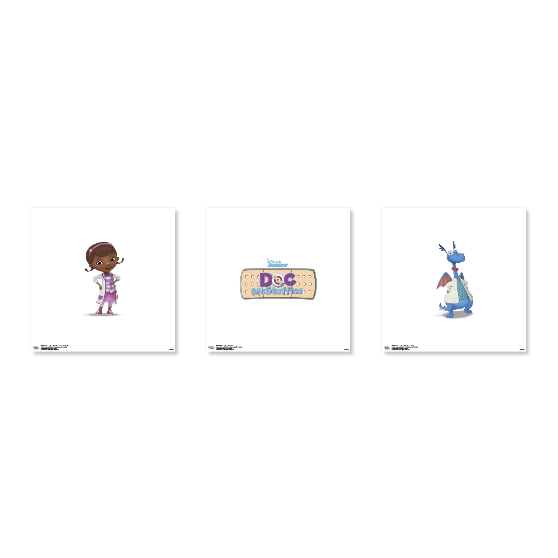 Gallery Pops Disney Doc McStuffins - Clinic Wall Art Bundle (3-Pack ...