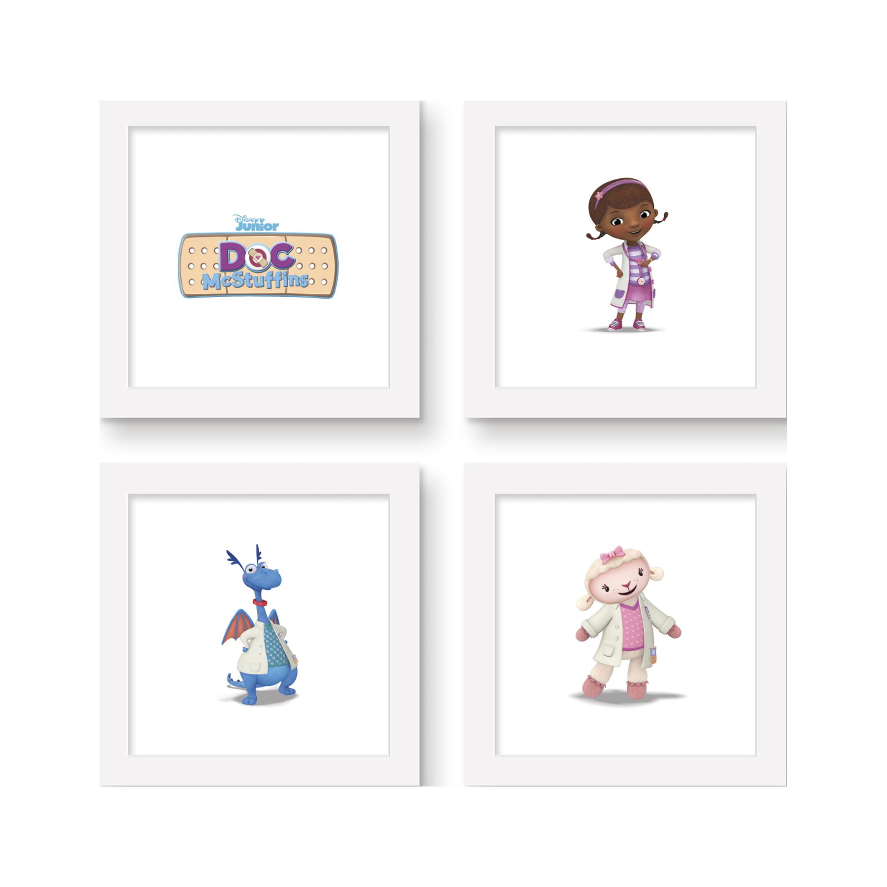Gallery Pops Disney Doc McStuffins - Clinic Wall Art Bundle (4-Pack ...