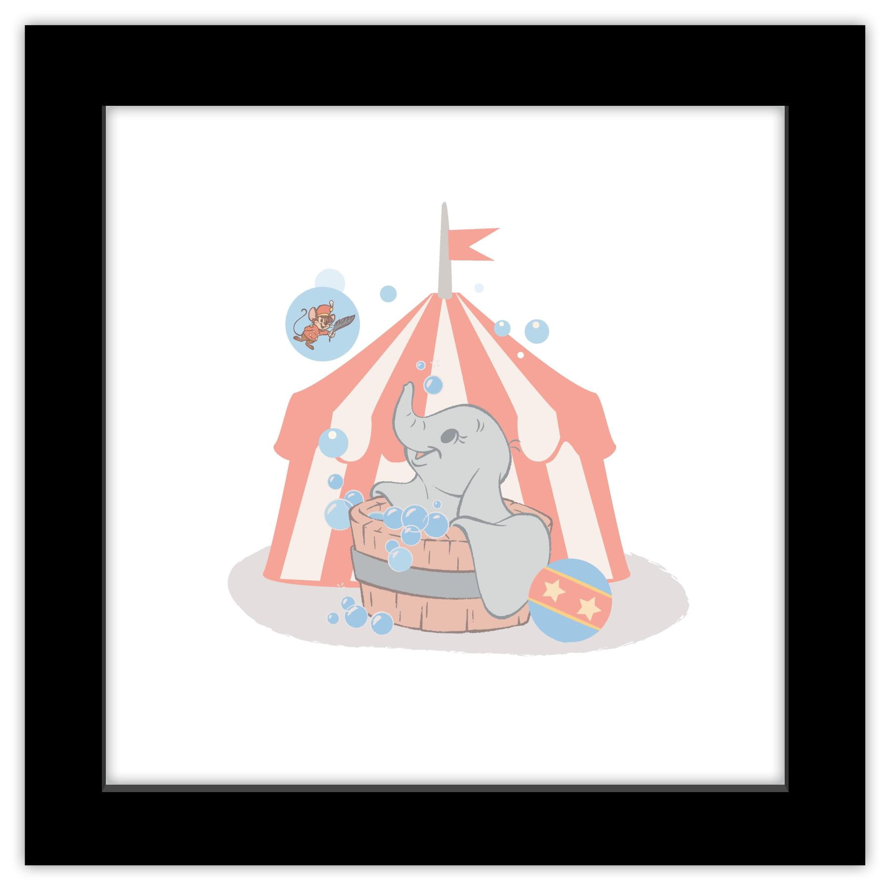 Gallery Pops Disney Dumbo - Bath Time Wall Art, Black Framed Version ...