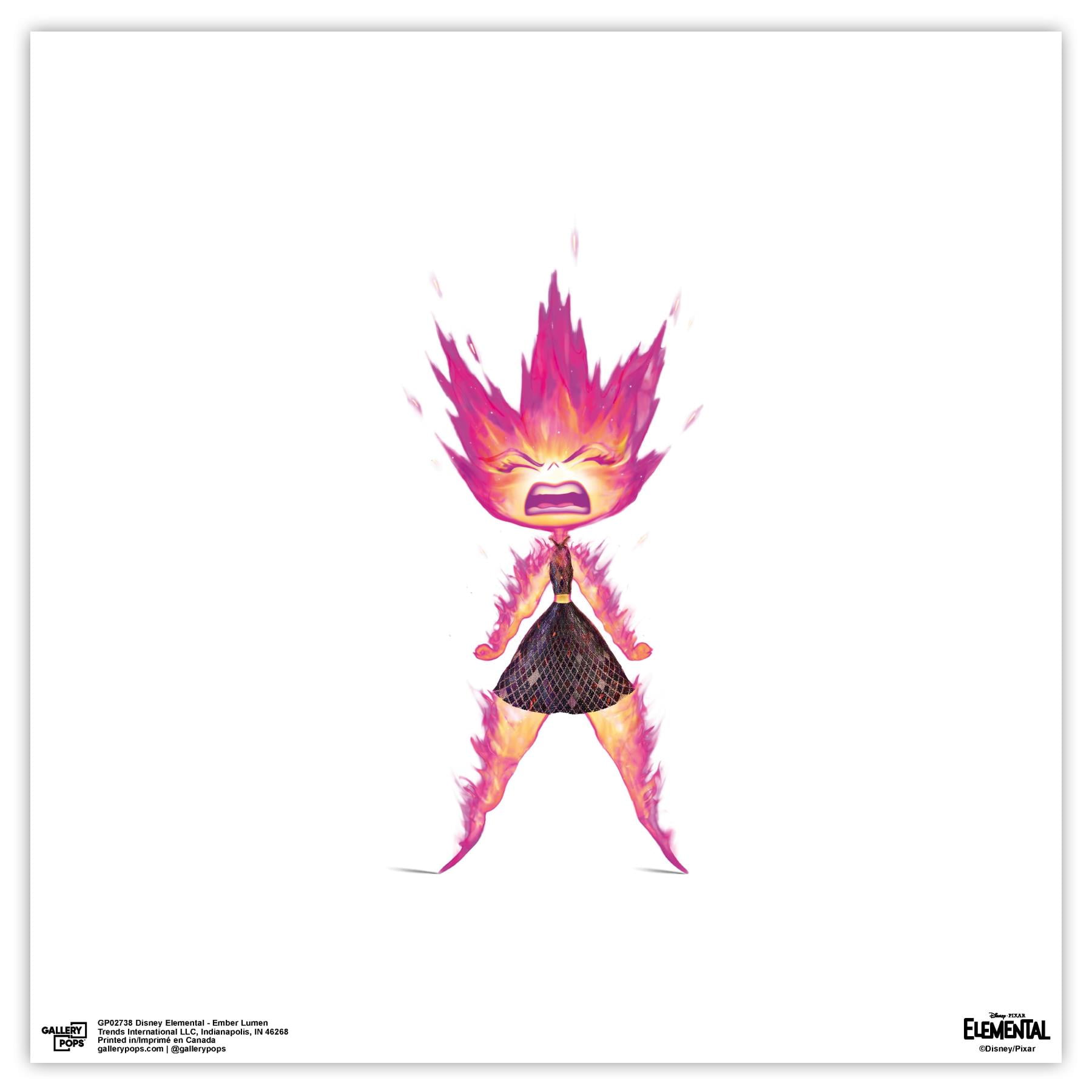 Gallery Pops Disney Elemental - Ember Lumen Wall Art, Unframed Version ...