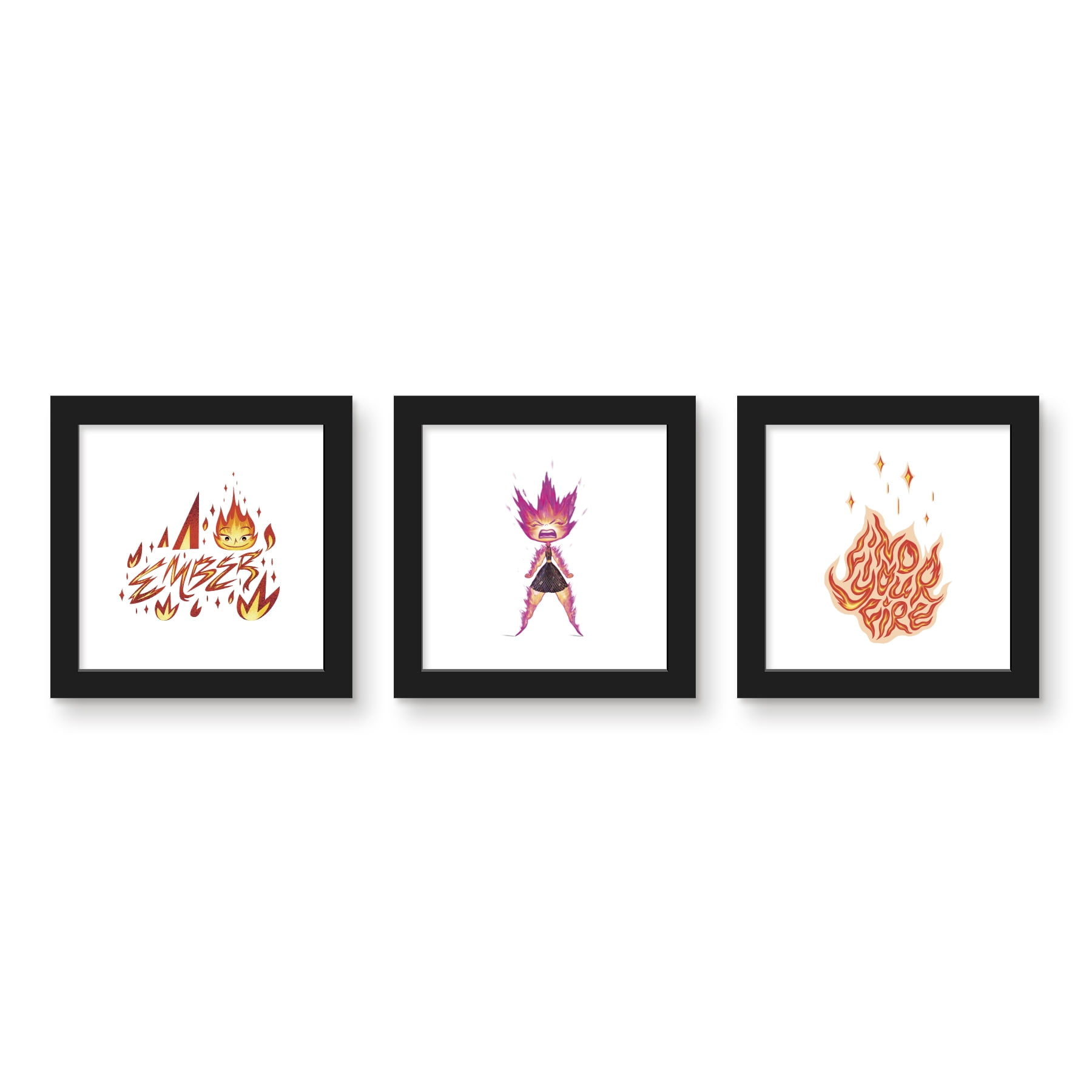 Gallery Pops Disney Elemental - Ember Wall Art Bundle (3-Pack ...