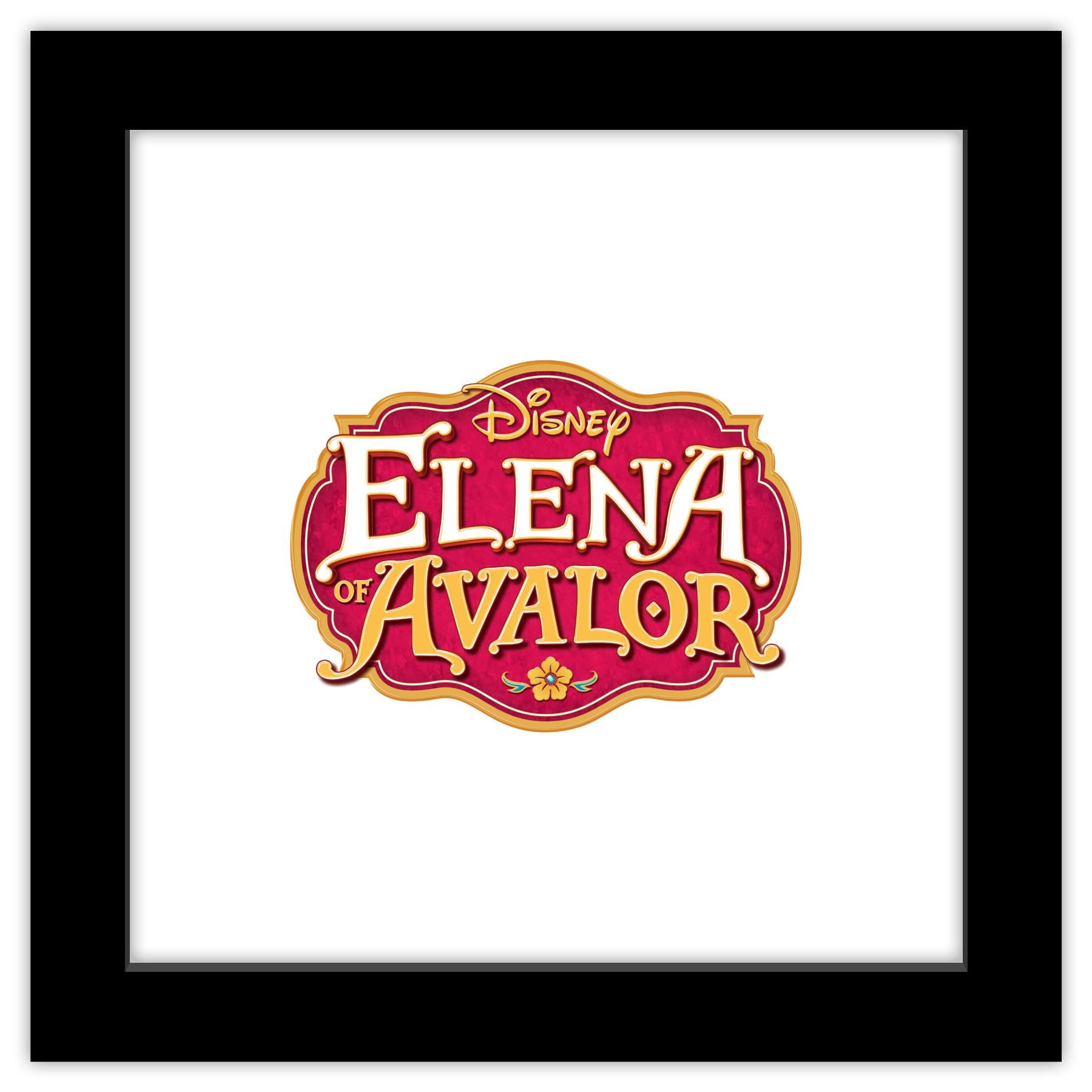 Gallery Pops Disney Elena of Avalor - Logo Wall Art, Black Framed ...