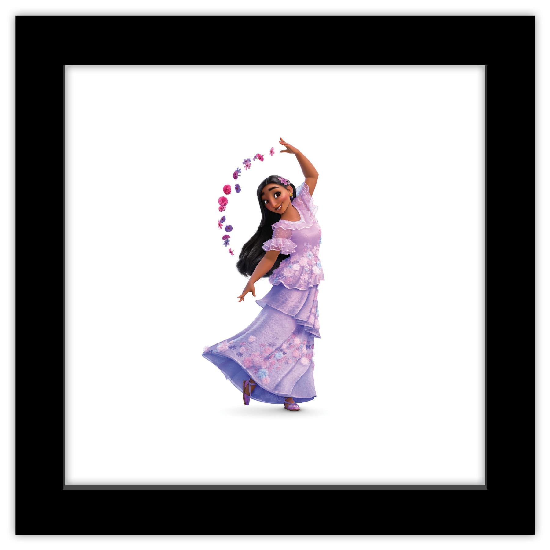 Gallery Pops Disney Encanto - Isabela Wall Art, Black Framed Version ...