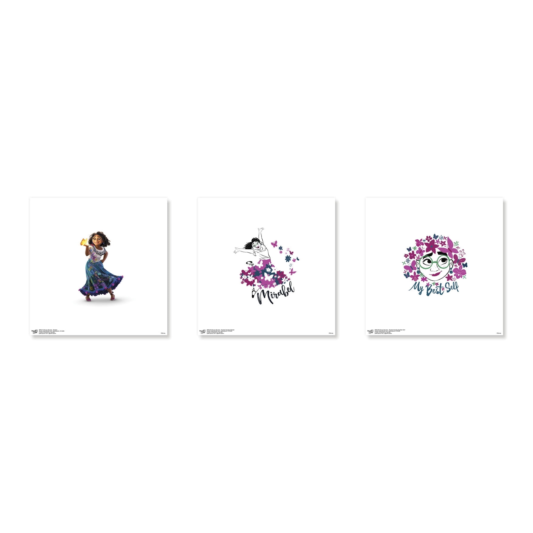 Gallery Pops Disney Encanto - My Best Self Wall Art Bundle (3-Pack ...