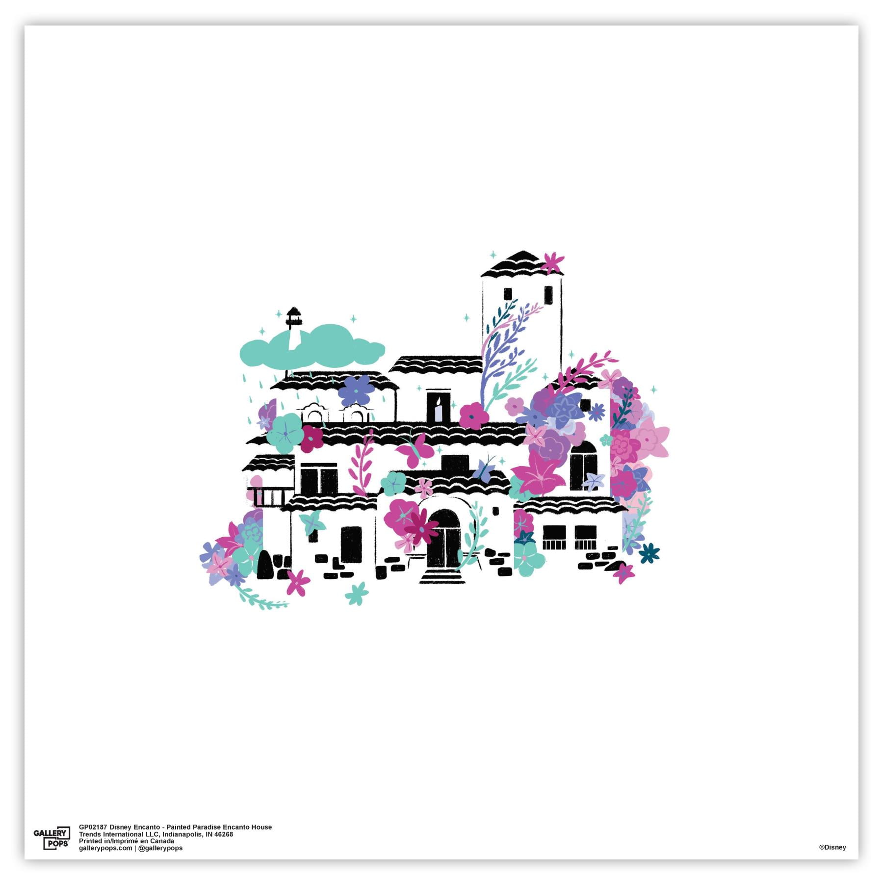 Gallery Pops Disney Encanto - Painted Paradise Encanto House Wall Art ...