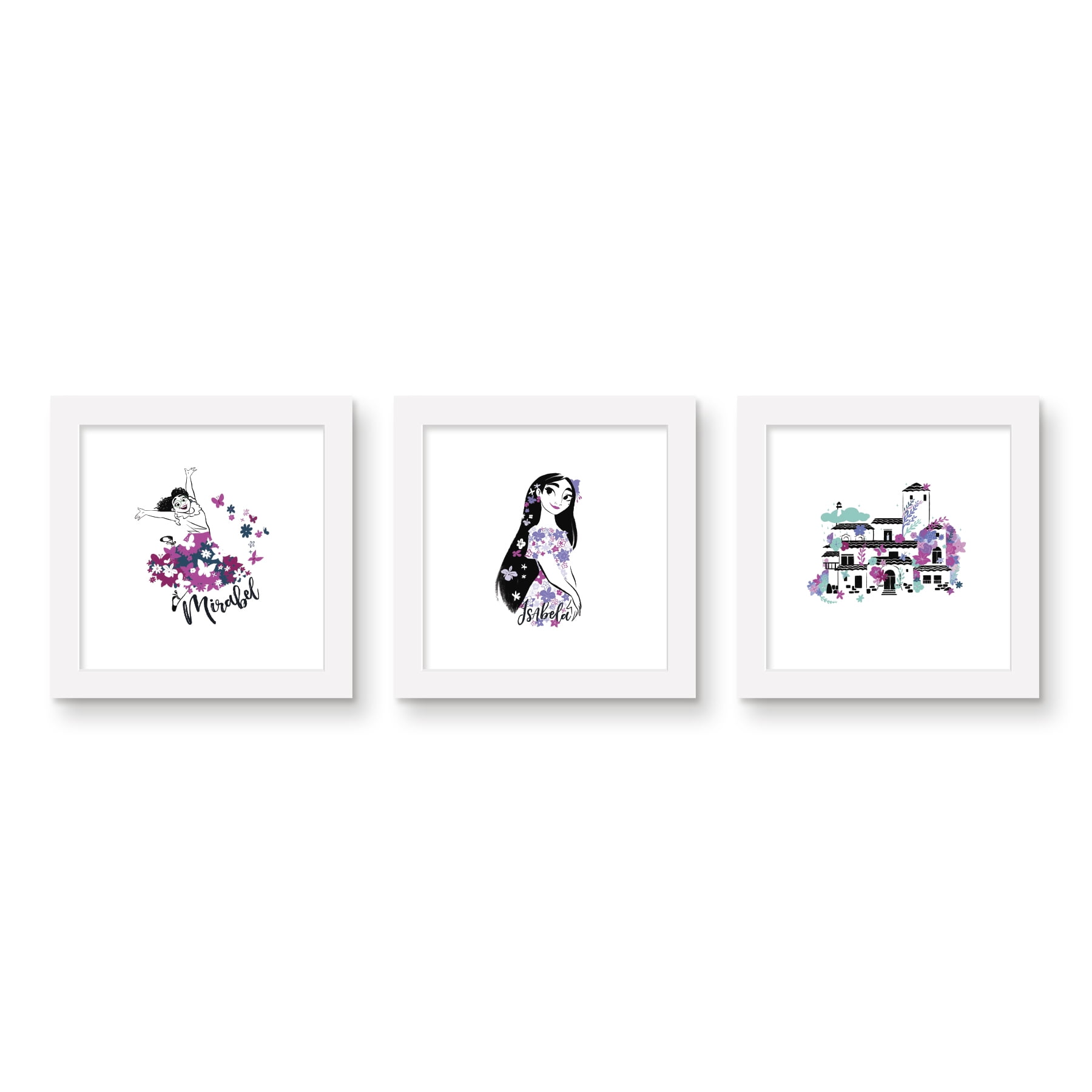 Gallery Pops Disney Encanto - Painted Paradise Wall Art Bundle (3-Pack ...
