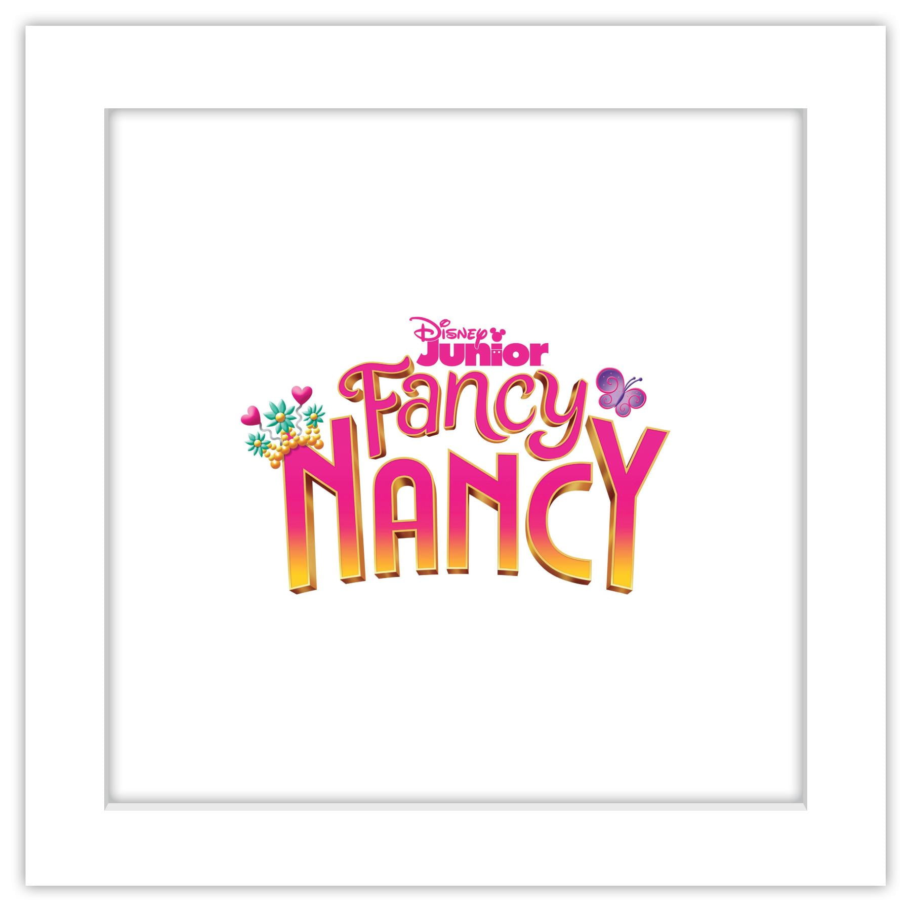 Gallery Pops Disney Fancy Nancy - Logo Wall Art, White Framed Version ...