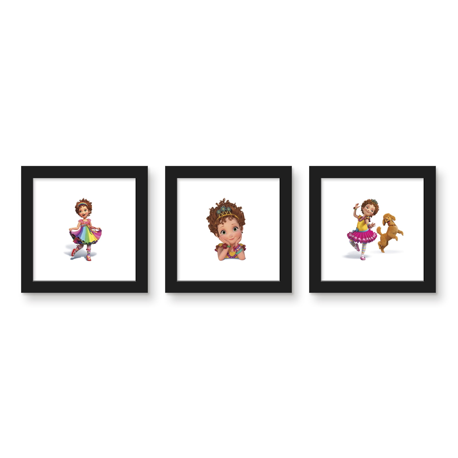 Gallery Pops Disney Fancy Nancy - Nancy Wall Art Bundle (3-Pack), Black ...
