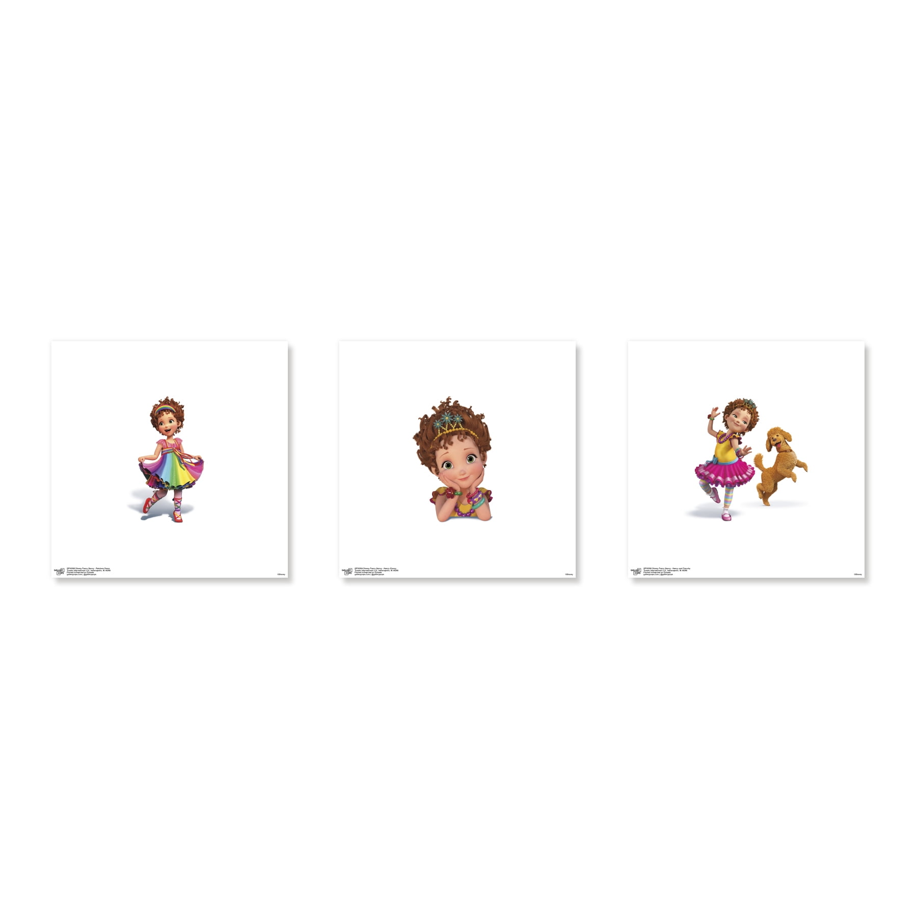 Gallery Pops Disney Fancy Nancy - Nancy Wall Art Bundle (3-Pack ...