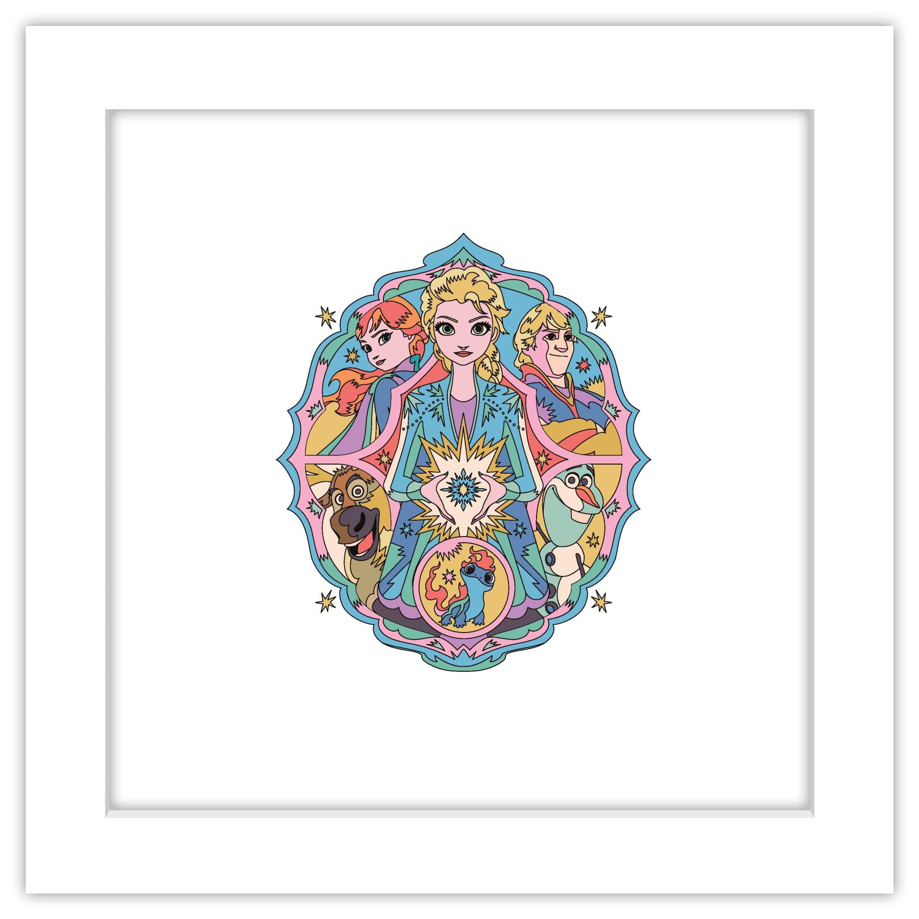 Gallery Pops Disney Frozen 2 - Characters Vintage Illustrated Wall Art ...