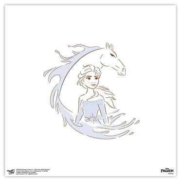 Gallery Pops Disney Frozen - Elsa and Anna Wall Art, Unframed Version ...